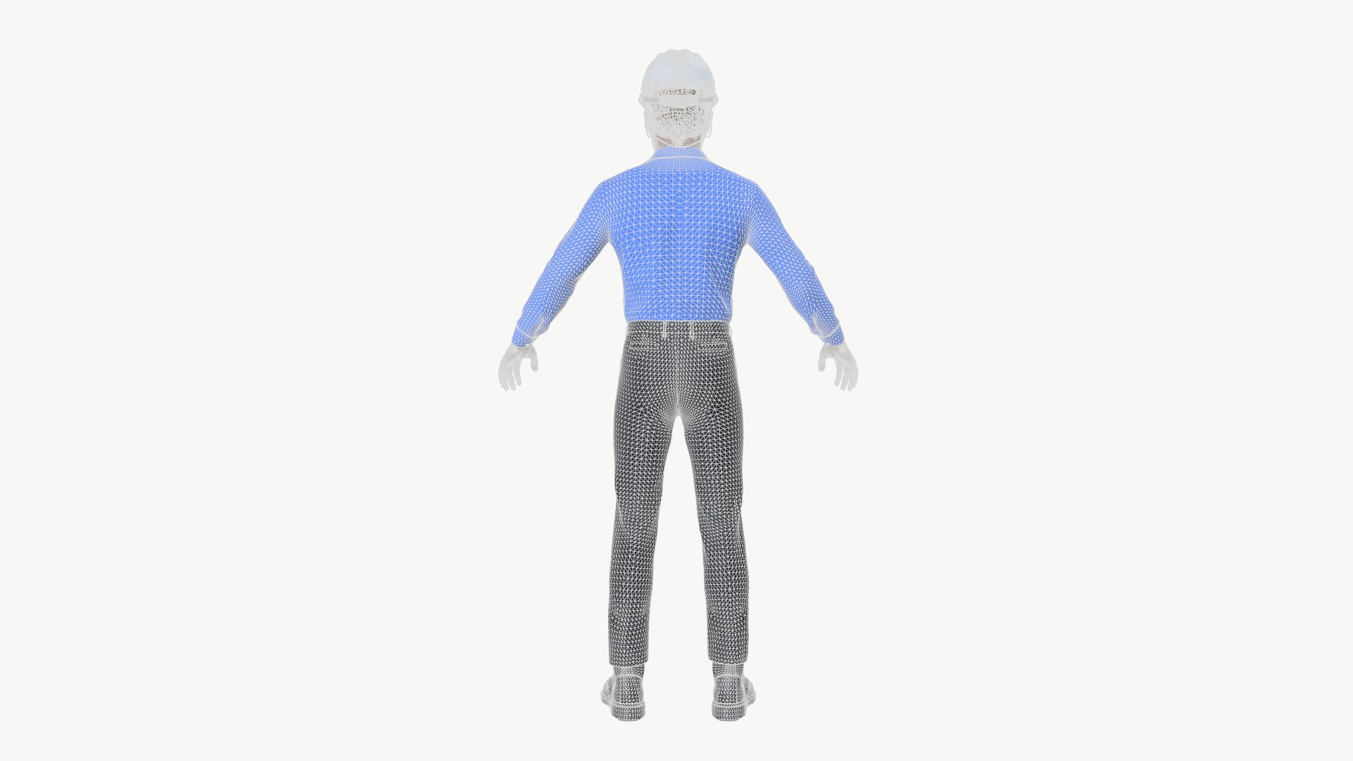 Male Character With PPE 3D Model - TurboSquid 2292456