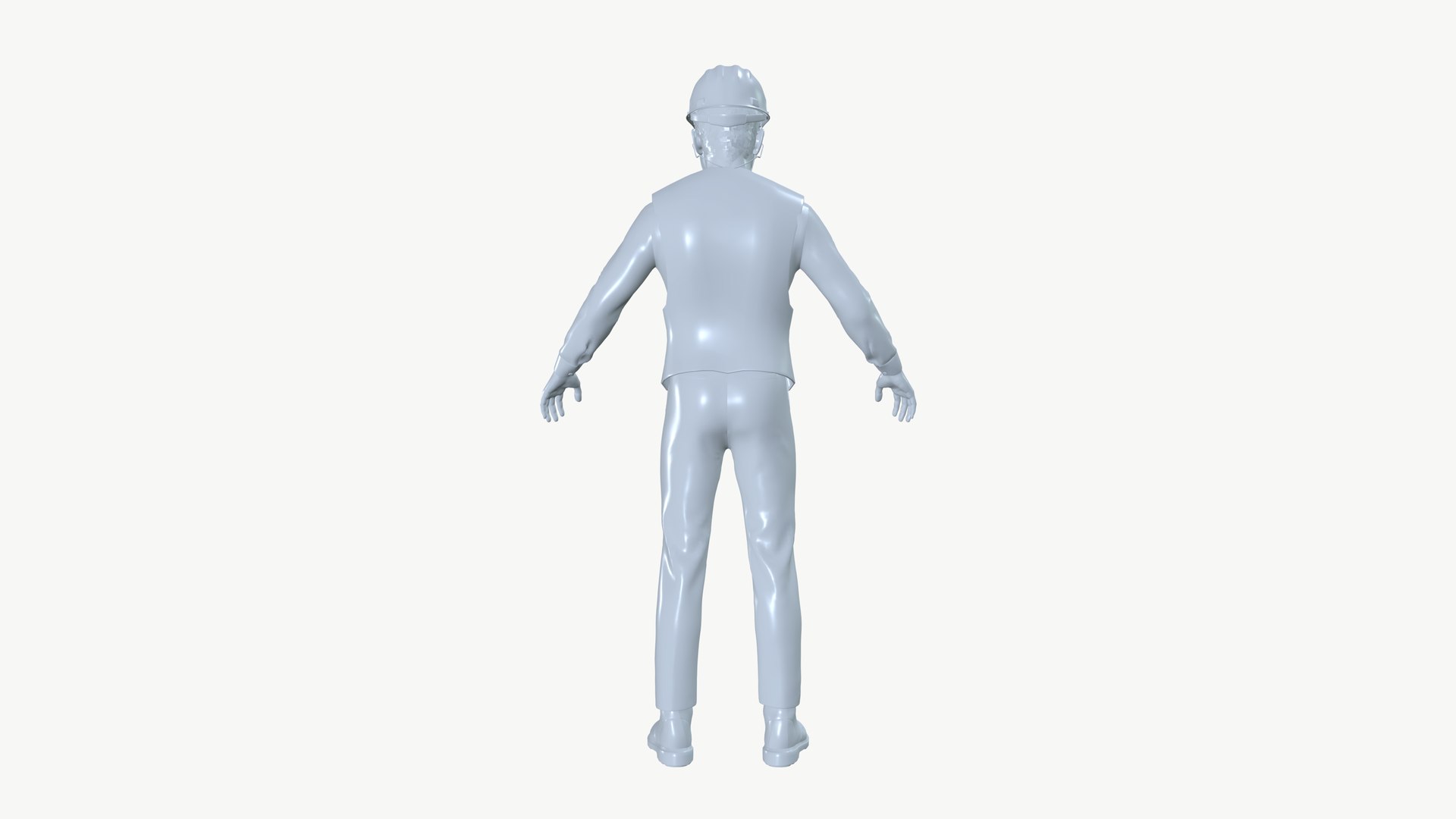 Male Character With PPE 3D Model - TurboSquid 2292456