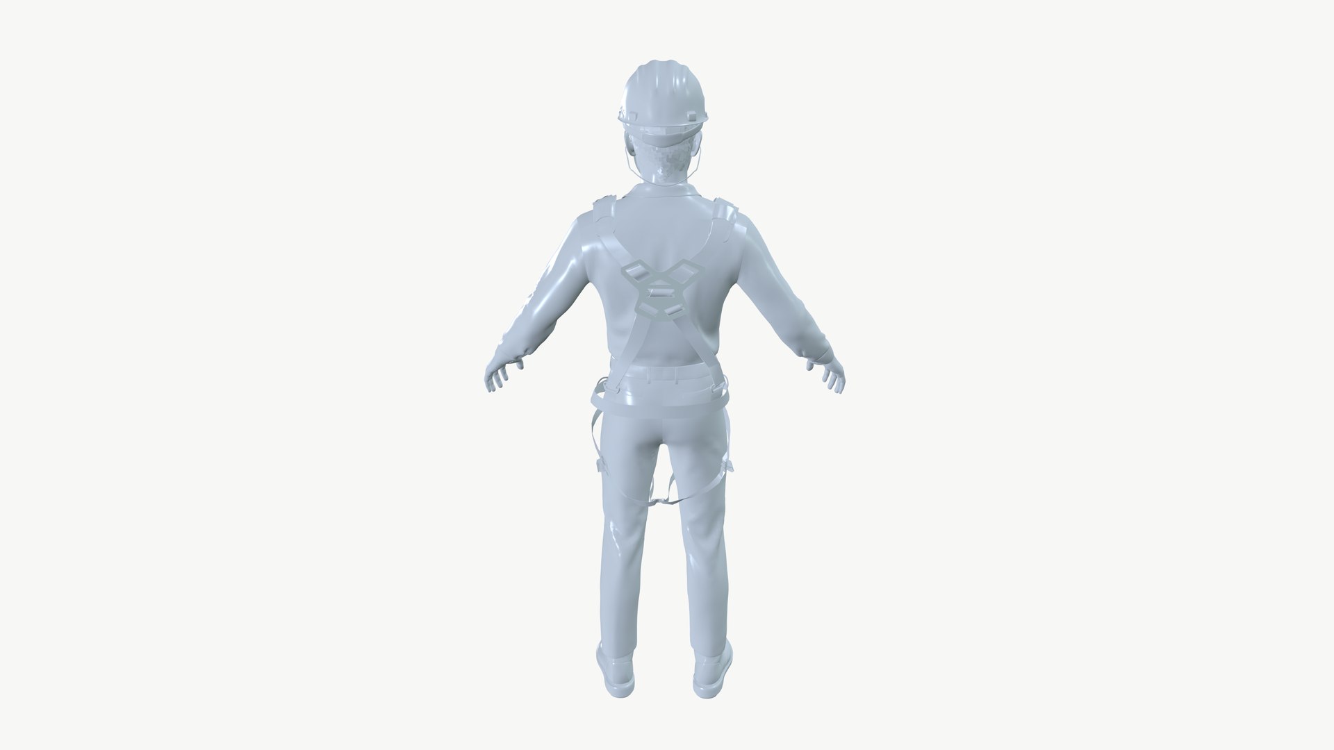 Male Character With PPE 3D Model - TurboSquid 2292456