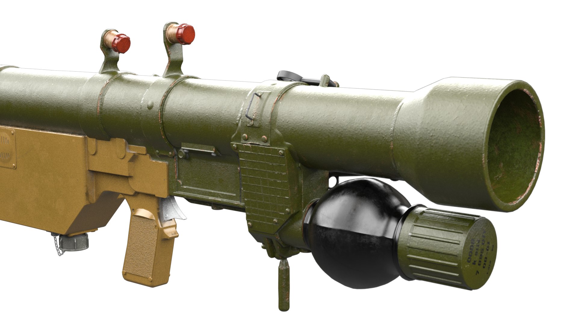 Soviet MANPADS Strela Missile 3D Model - TurboSquid 2241003