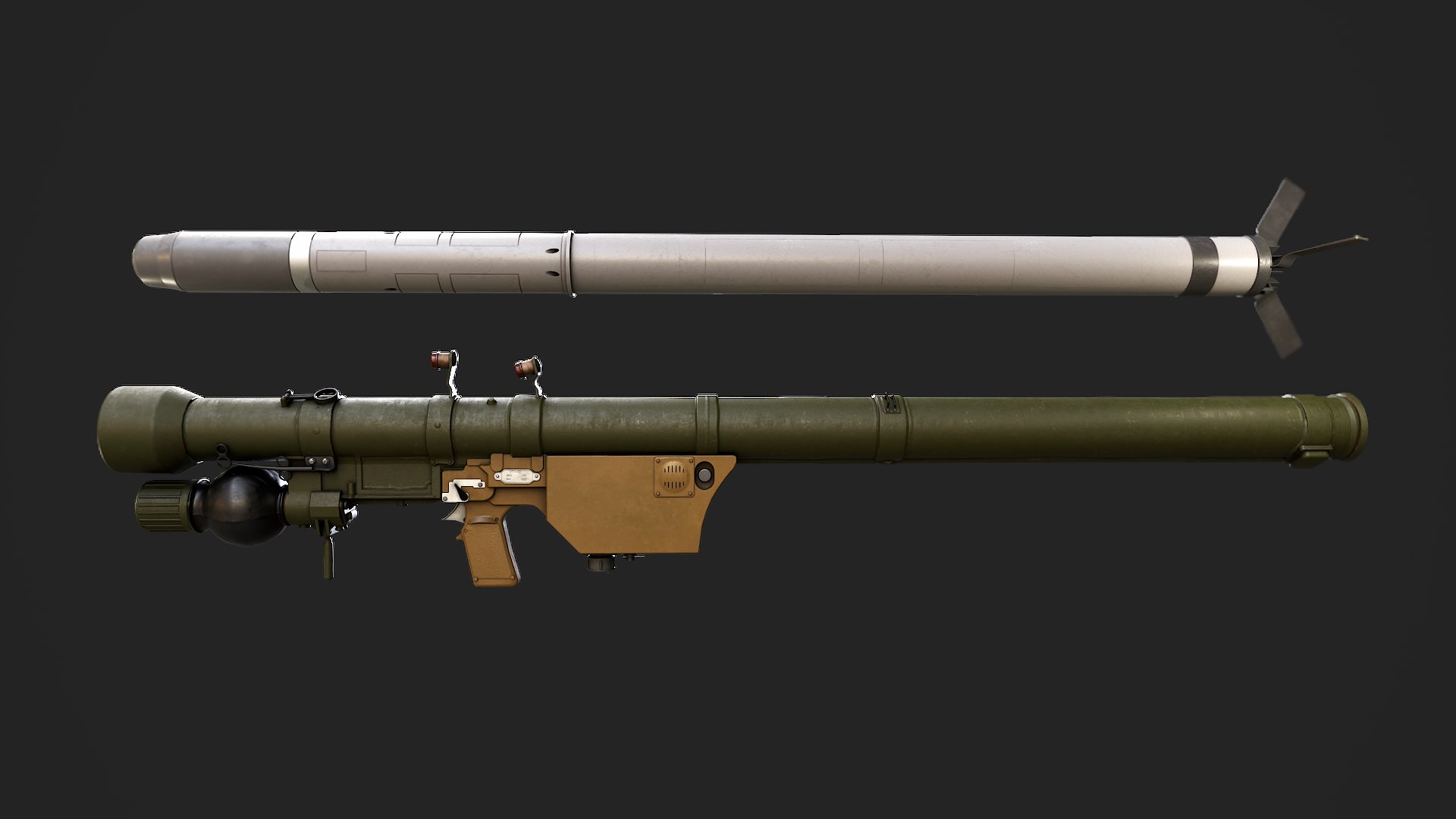 Soviet MANPADS Strela Missile 3D Model - TurboSquid 2241003