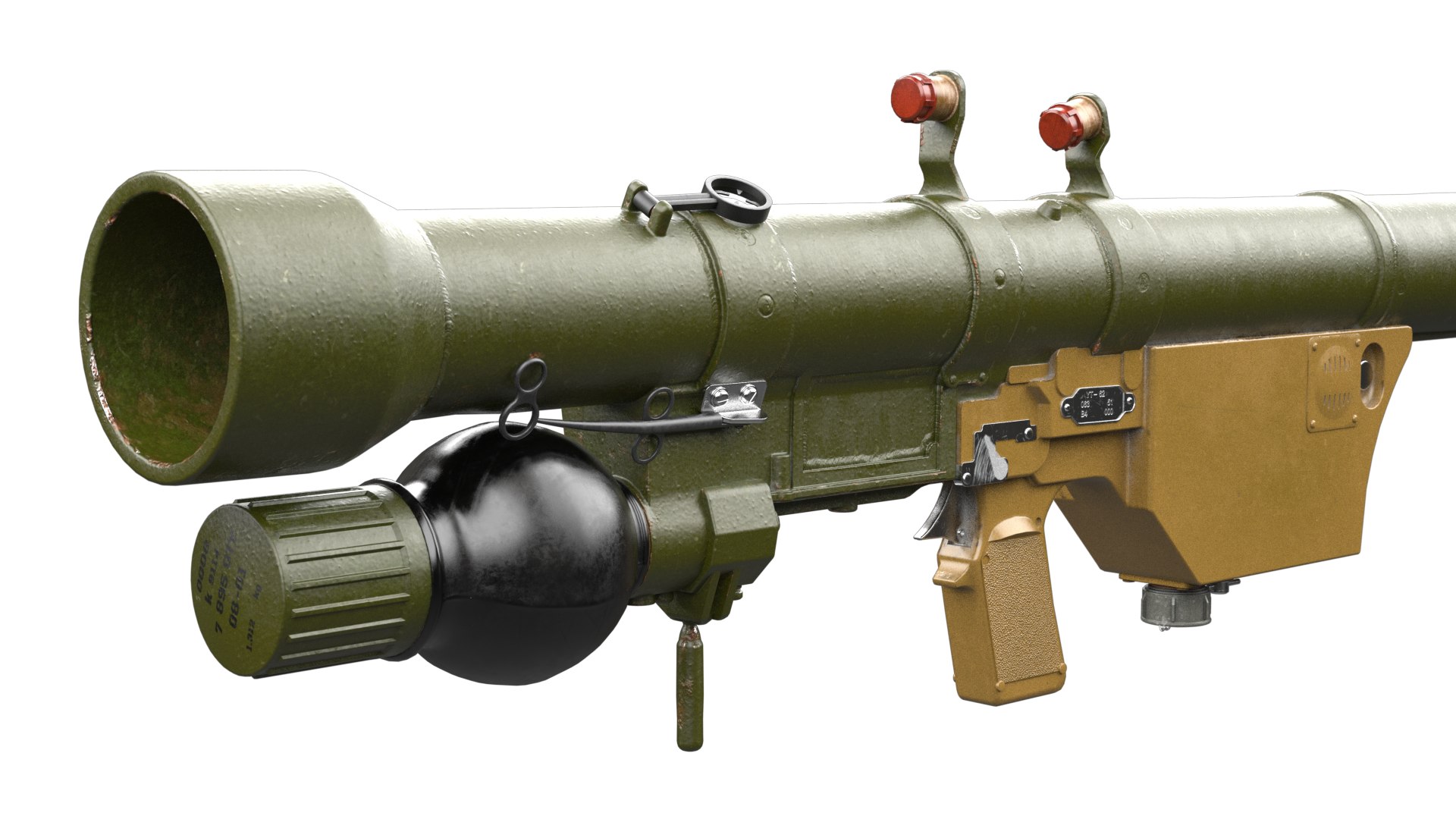 Soviet MANPADS Strela Missile 3D Model - TurboSquid 2241003