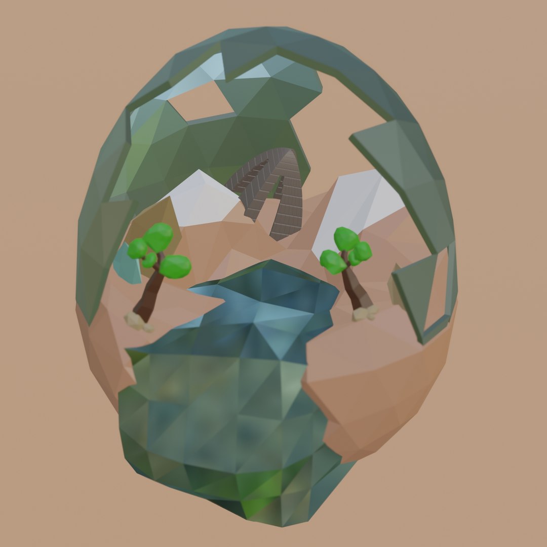 3D Low Poly Island - TurboSquid 2016859