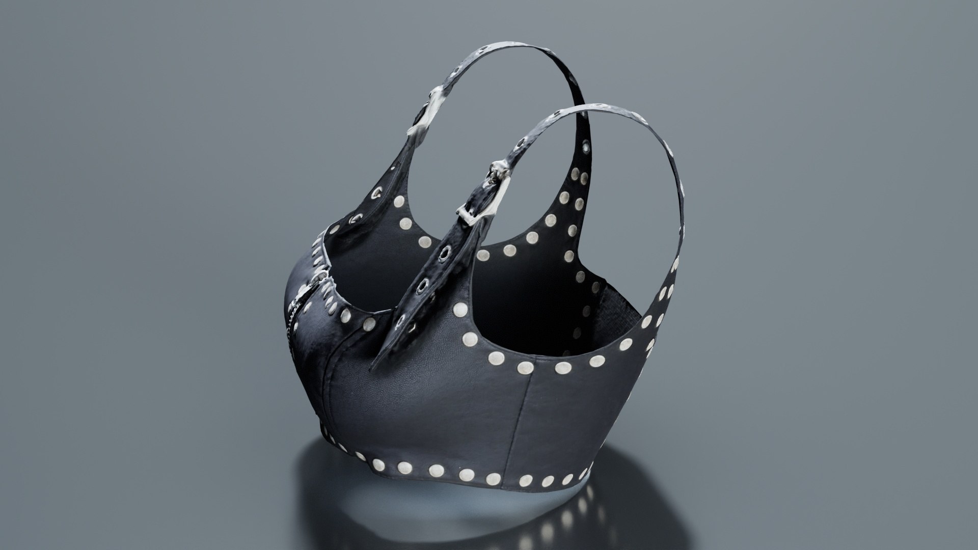 Studded Leather Top Remastered 3D Model - TurboSquid 2361802