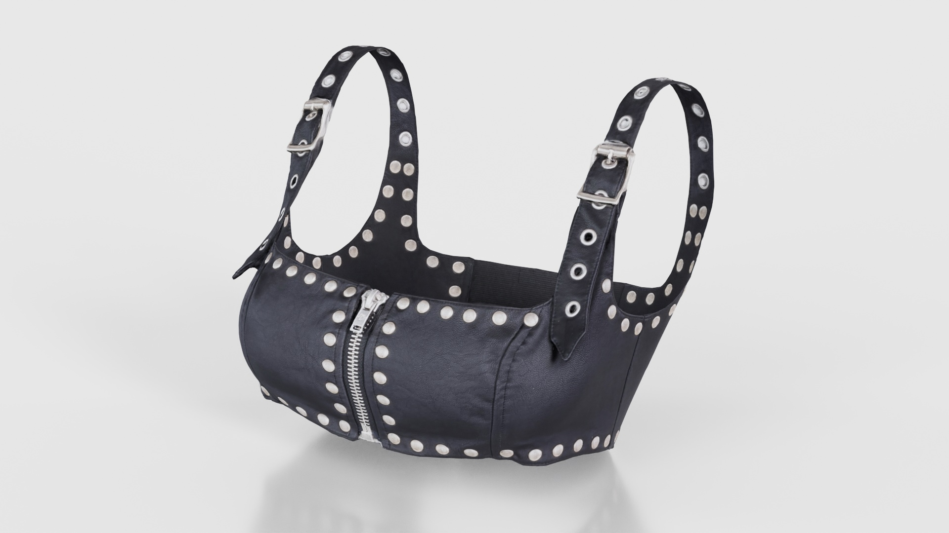 Studded Leather Top Remastered 3D Model - TurboSquid 2361802