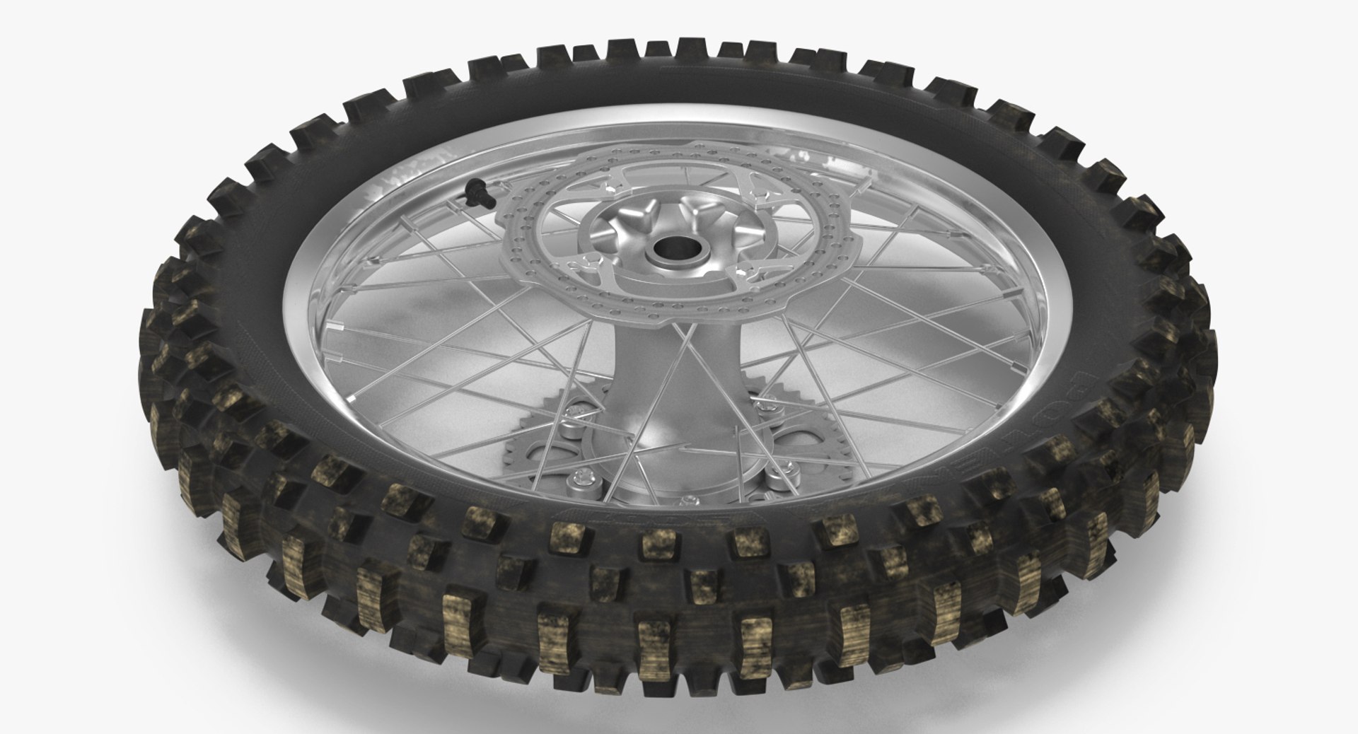 3D Model Motocross Motorcycle Rear Wheel - TurboSquid 1230184
