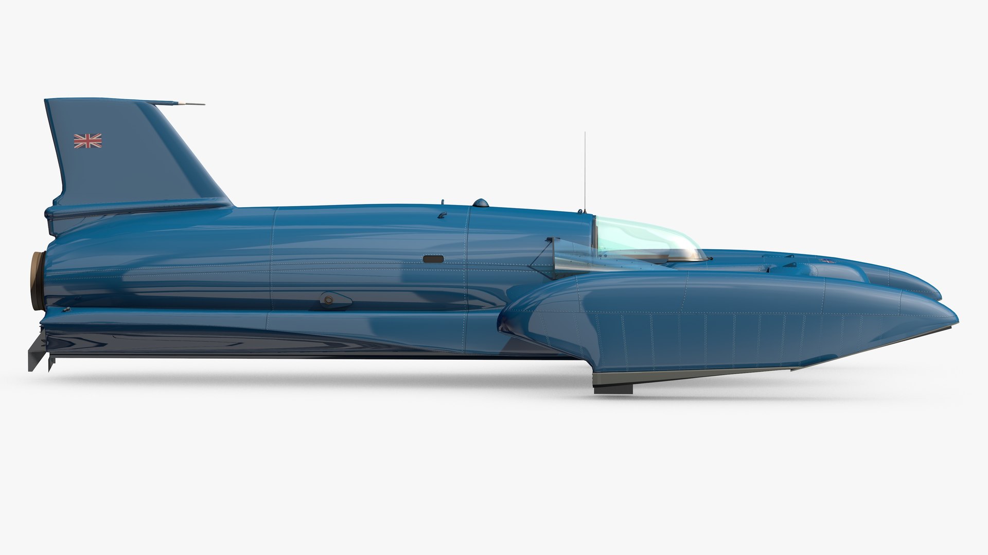 3D Bluebird K7 Speedboat - TurboSquid 1732694