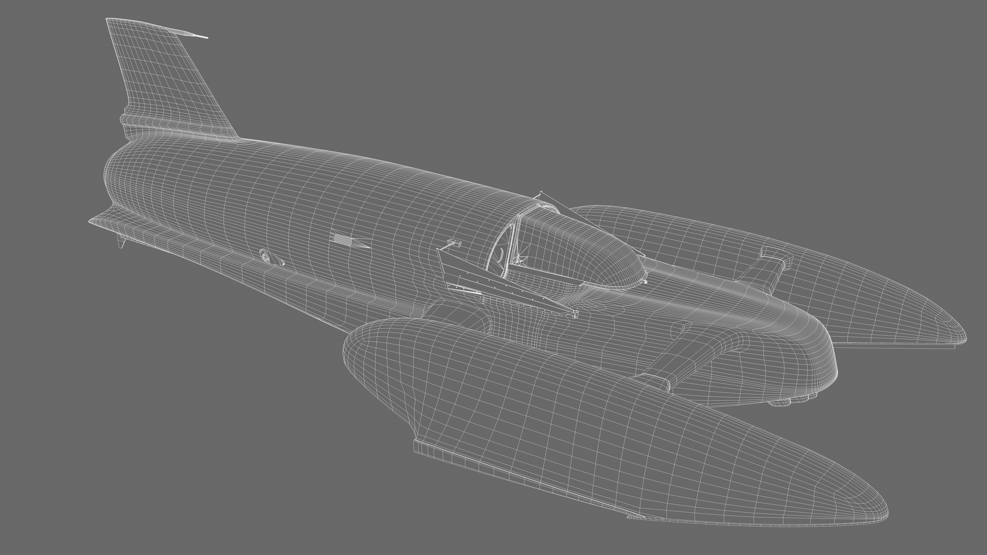 3D Bluebird K7 speedboat - TurboSquid 1732694