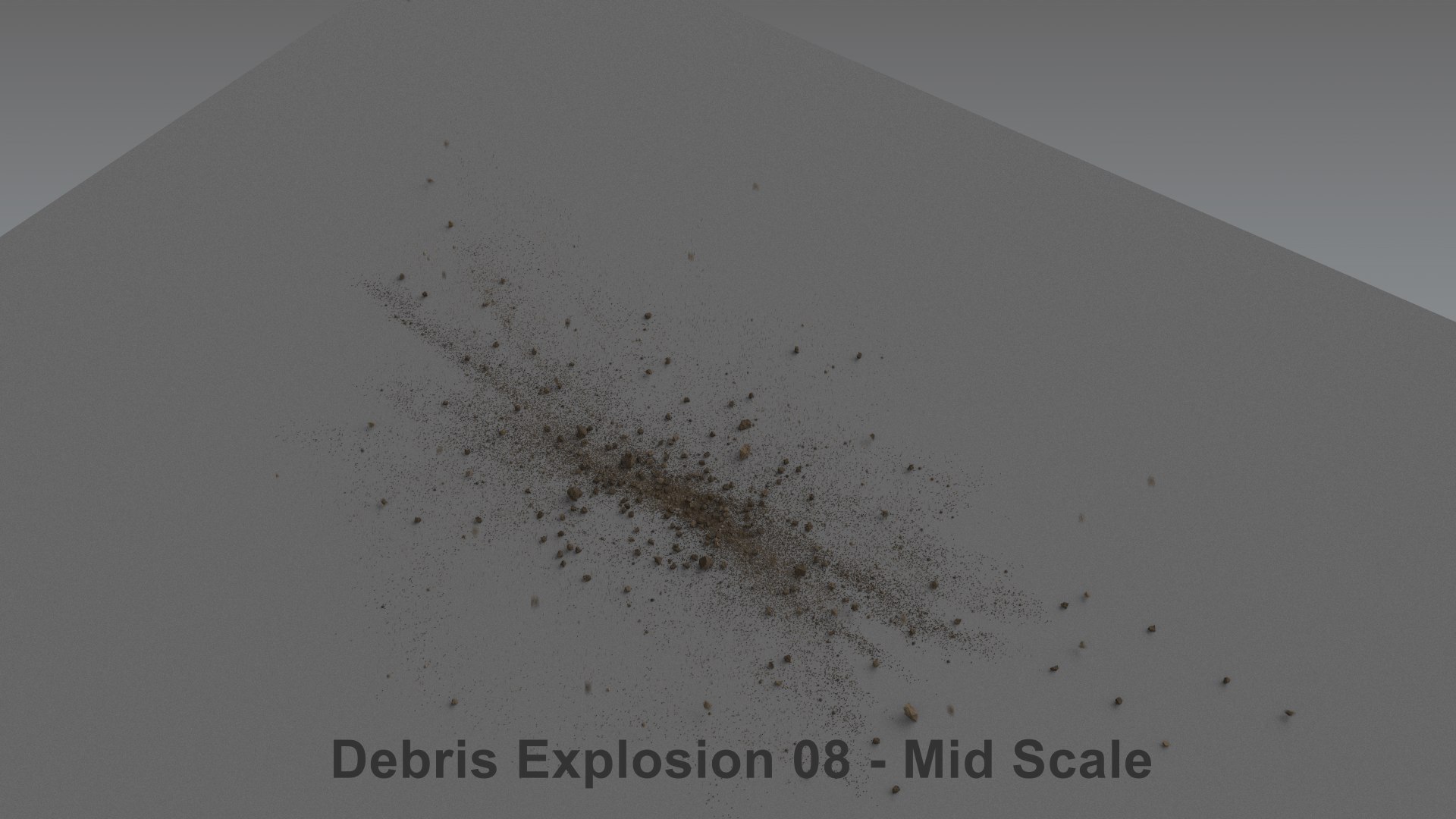 3D Debris Explosion 08 - Mid Scale - TurboSquid 1822087