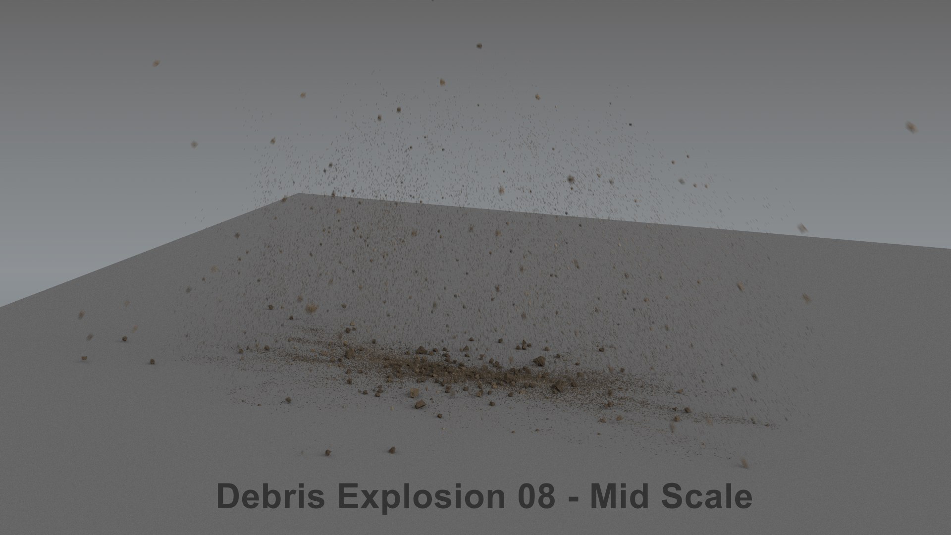 3D Debris Explosion 08 - Mid Scale - TurboSquid 1822087