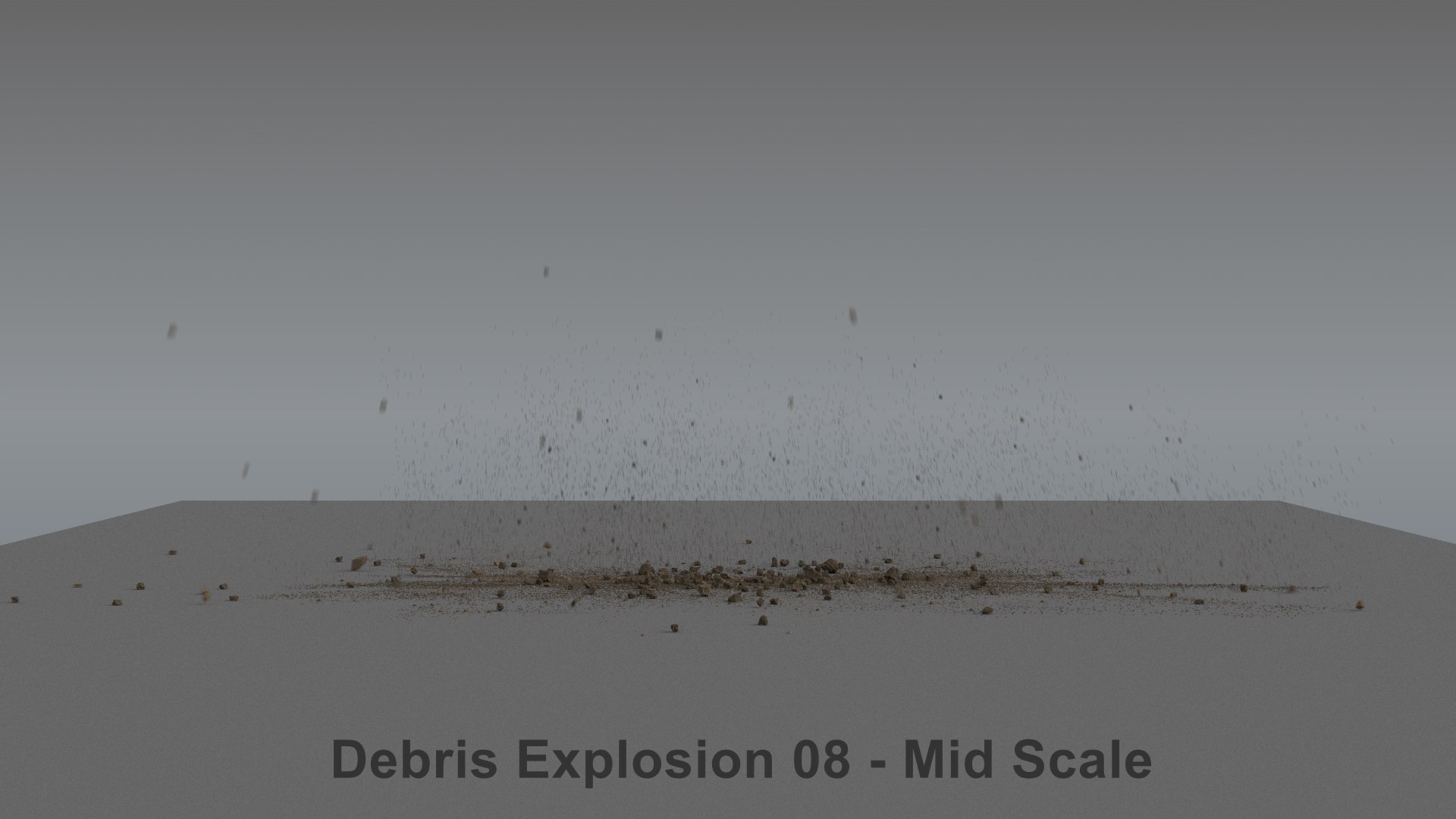3D Debris Explosion 08 - Mid Scale - TurboSquid 1822087