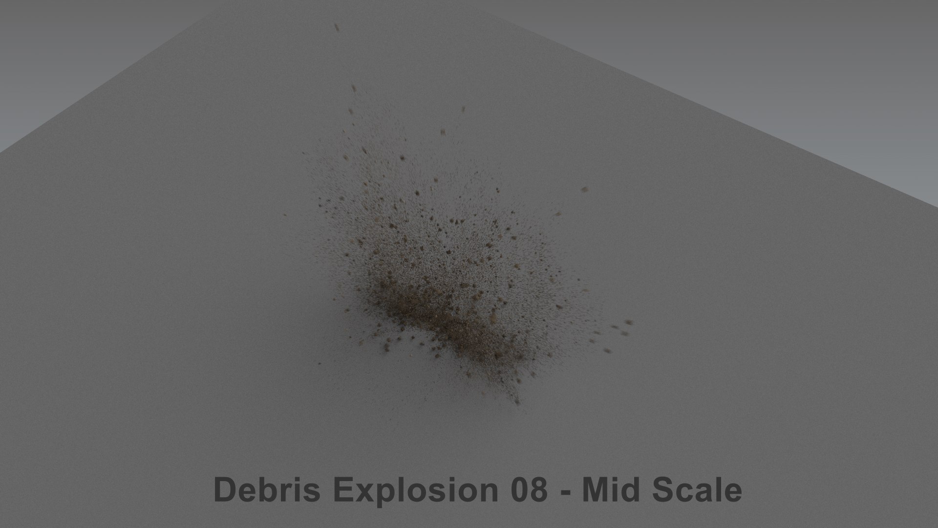 3D Debris Explosion 08 - Mid Scale - TurboSquid 1822087