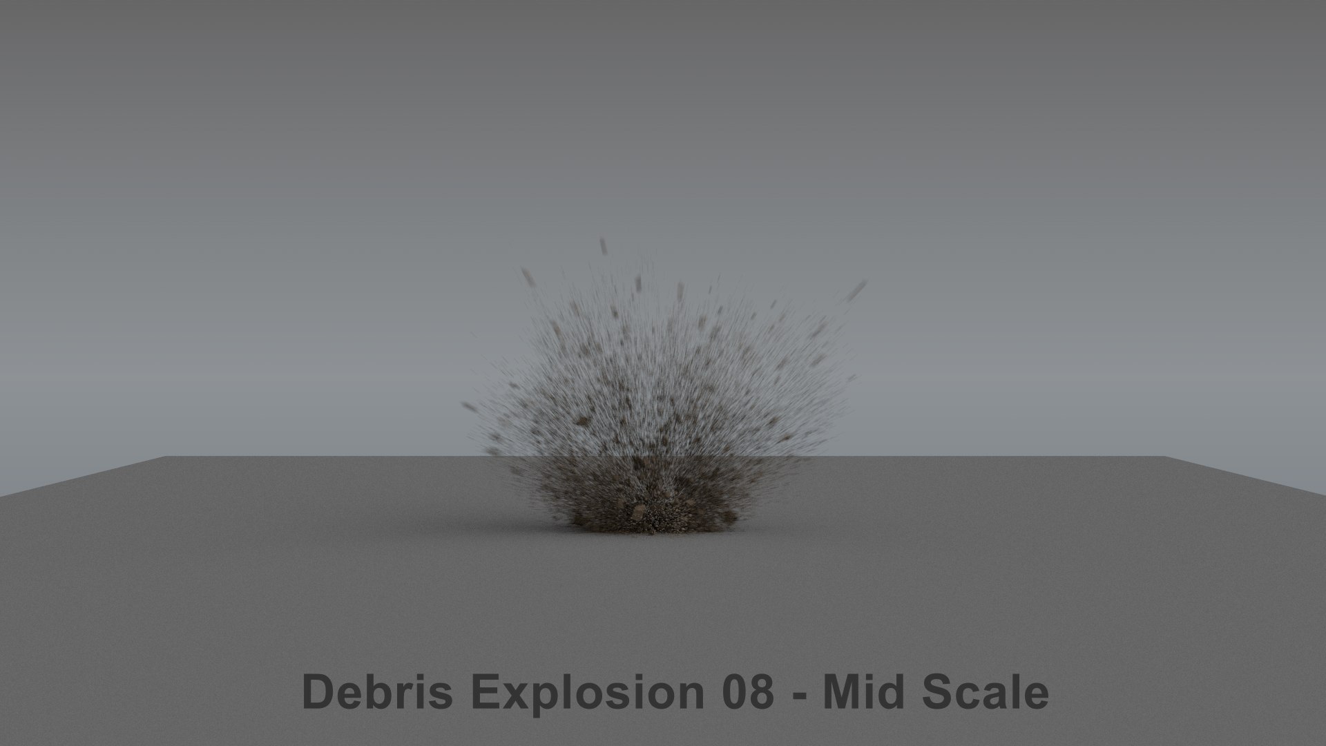 3D Debris Explosion 08 - Mid Scale - TurboSquid 1822087