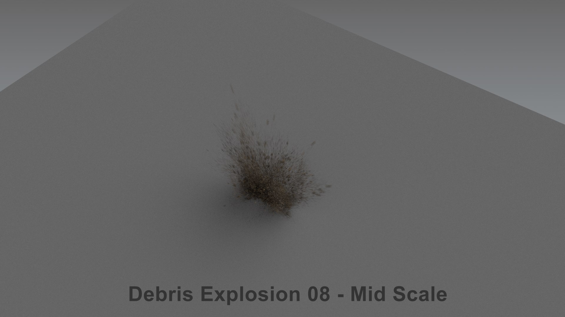 3D Debris Explosion 08 - Mid Scale - TurboSquid 1822087