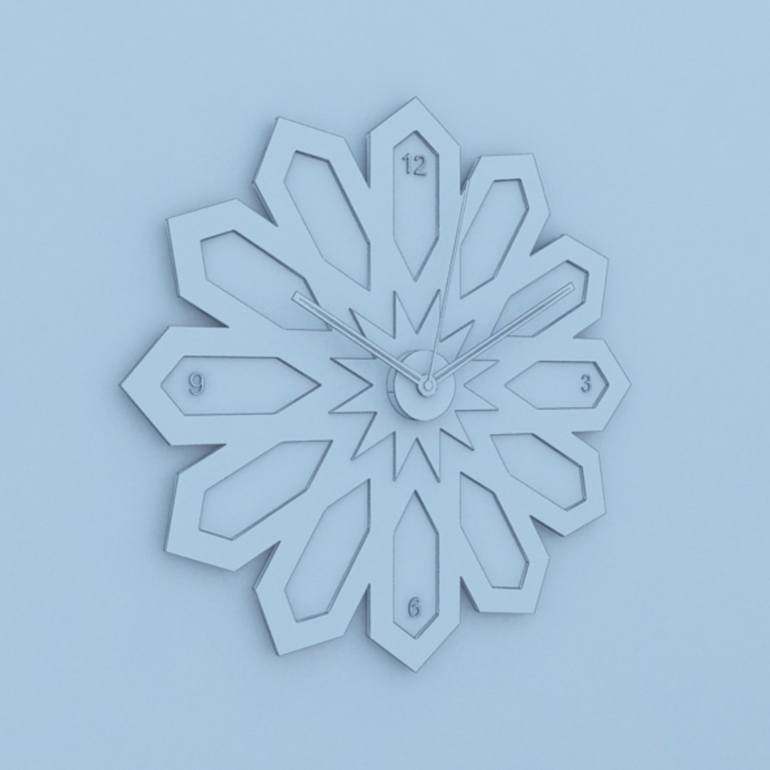 3D Traditional Moroccan Clock - TurboSquid 1305828