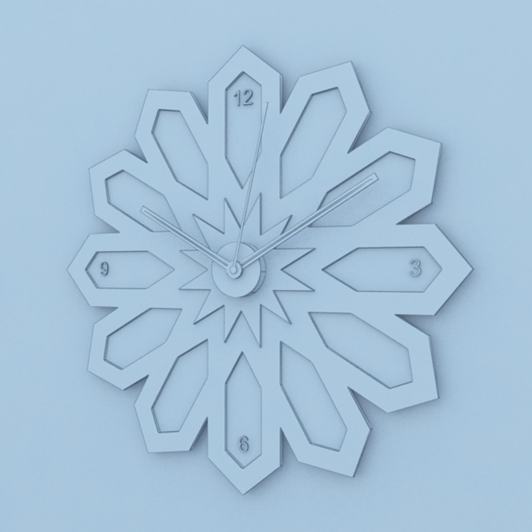 3D Traditional Moroccan Clock - TurboSquid 1305828