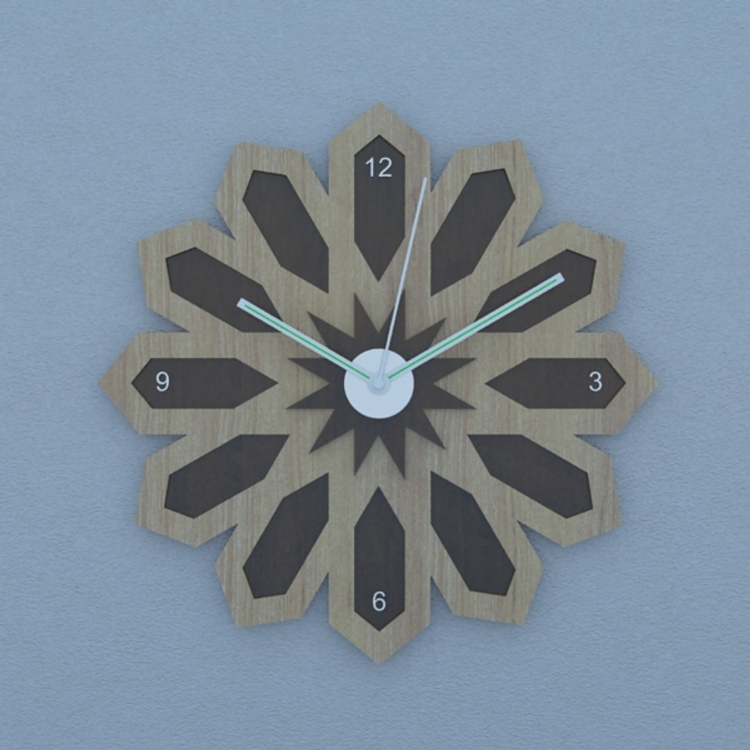 3D Traditional Moroccan Clock - TurboSquid 1305828