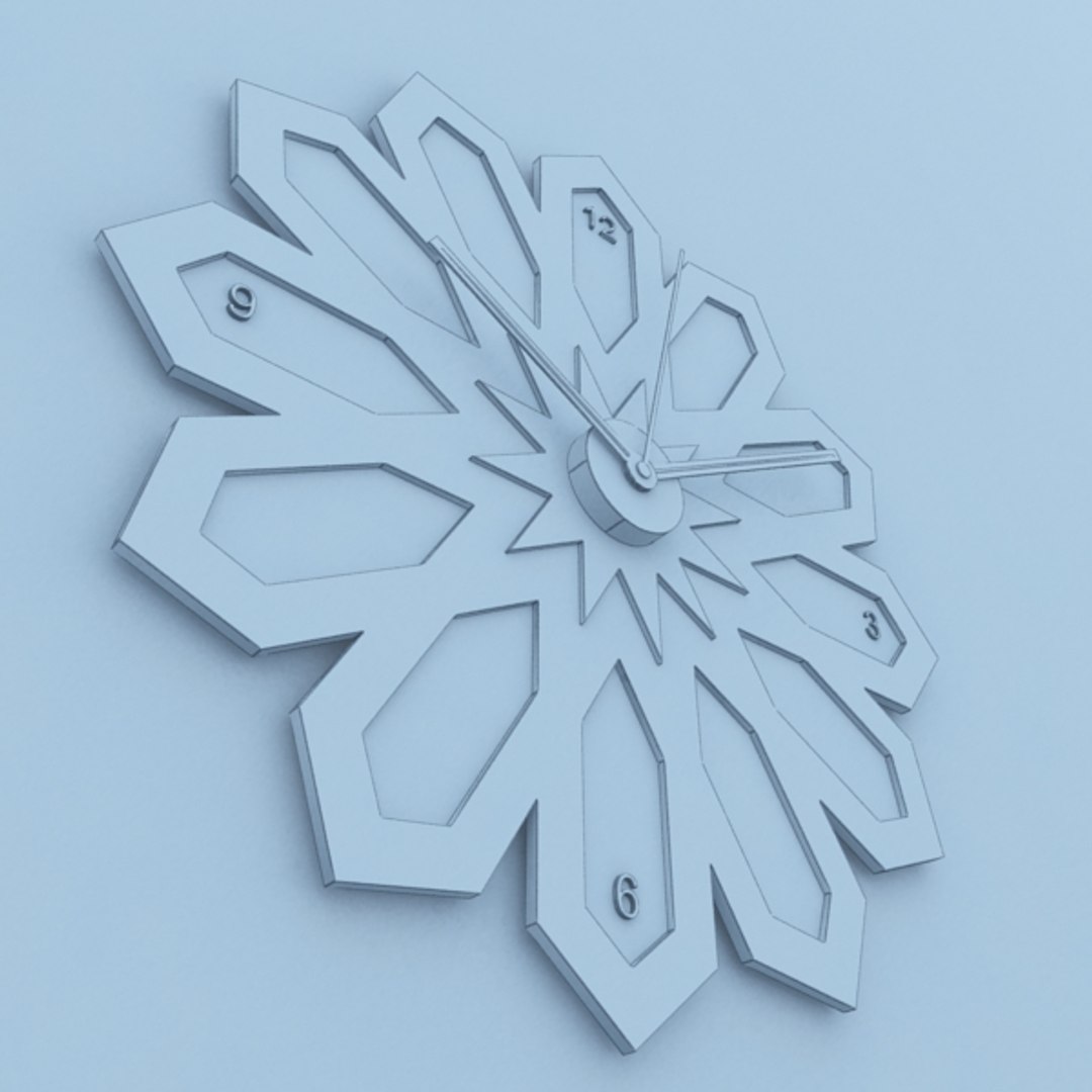 3D Traditional Moroccan Clock - TurboSquid 1305828