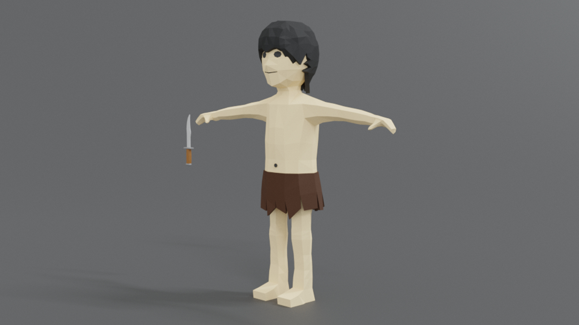3D tarzan character quads - TurboSquid 1579928
