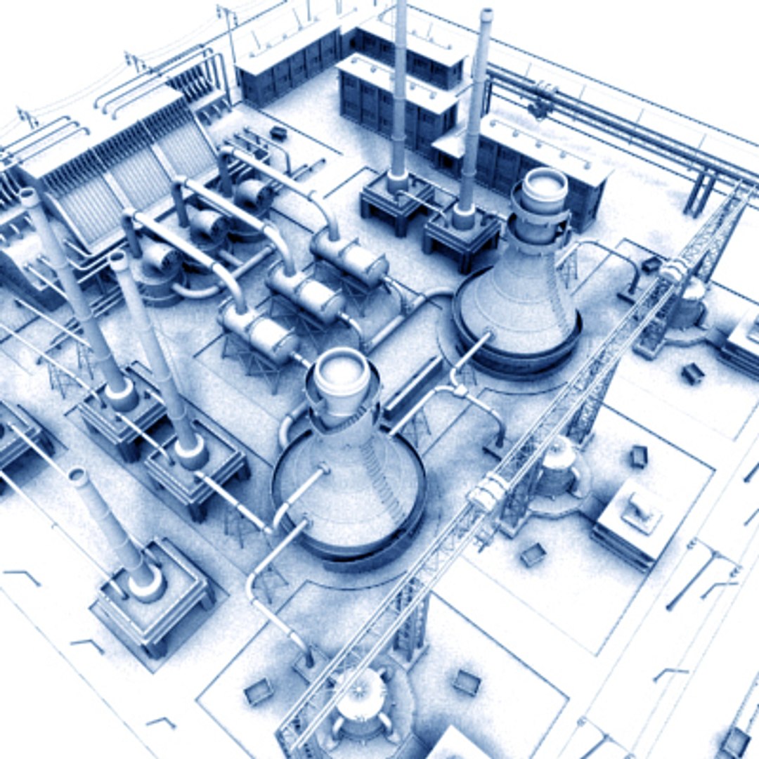3d Nuclear Facilities Model