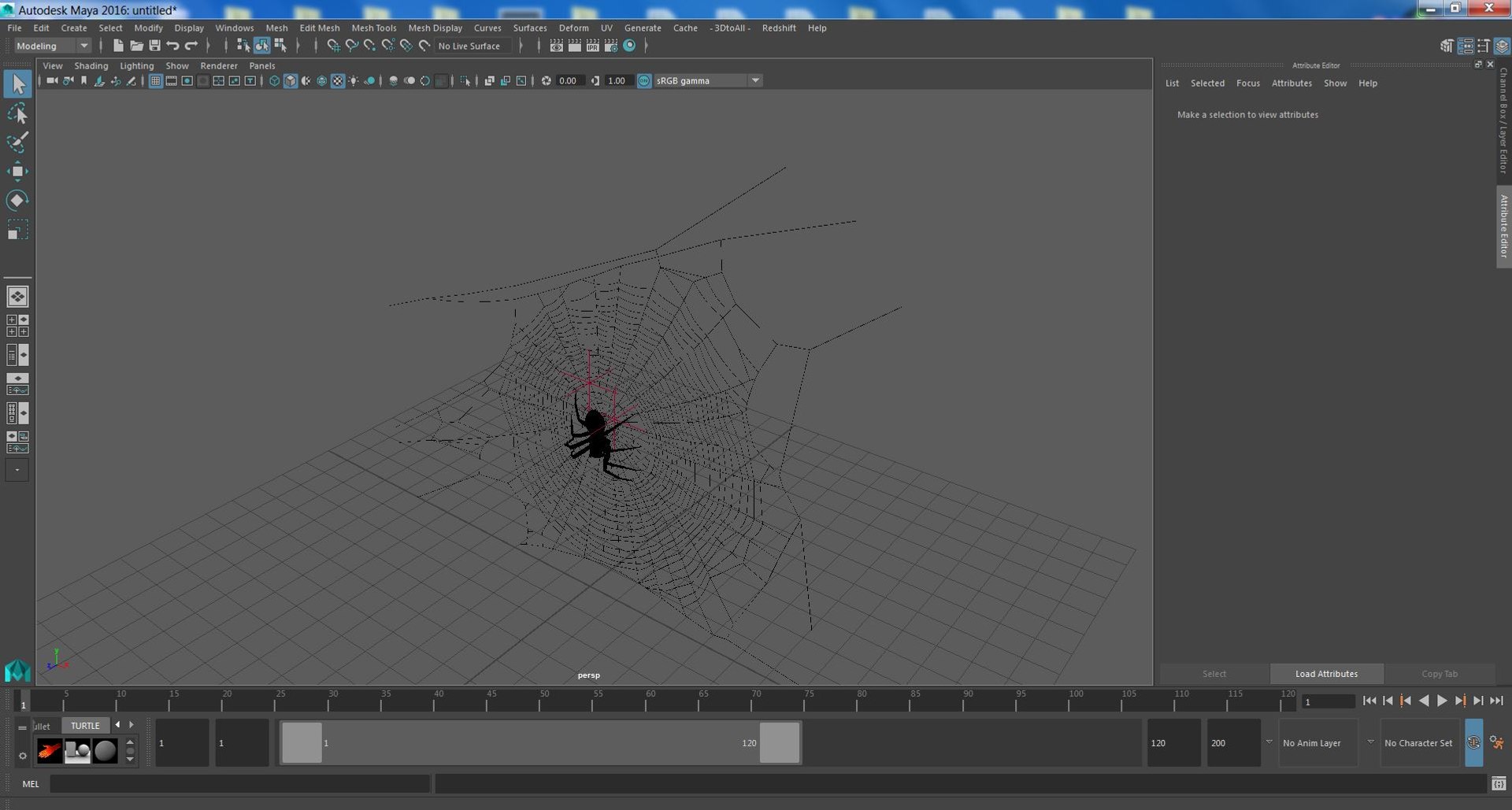 3D Model Round Web With Spider - TurboSquid 2213148
