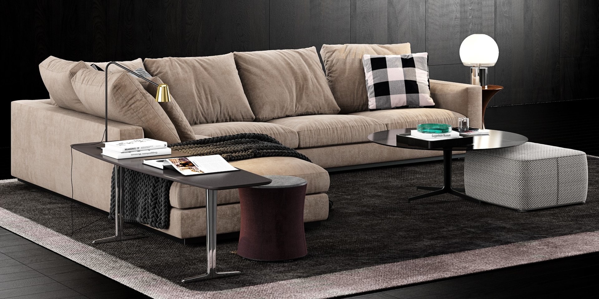 Minotti Andersen Line Sofa 3D Model - TurboSquid 1593917