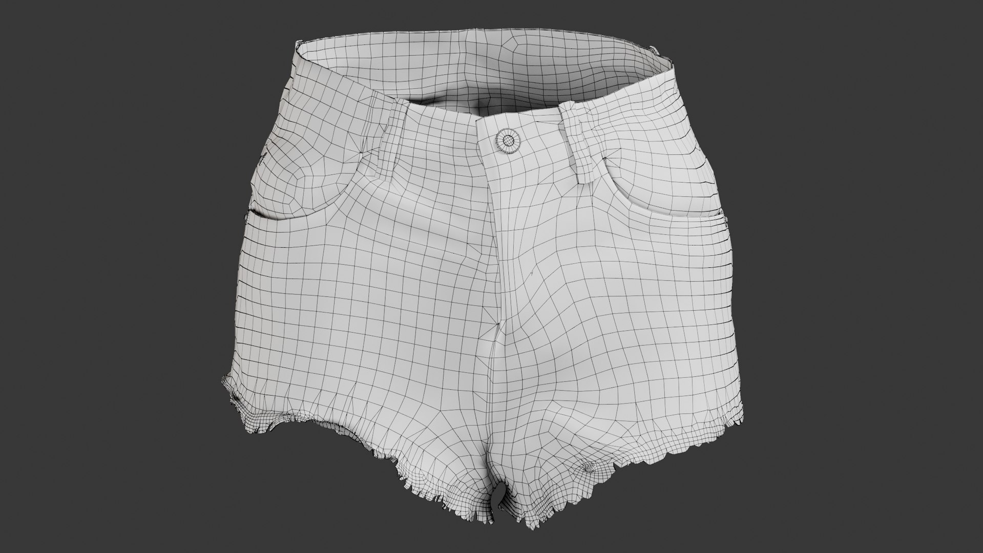 3D mesh women s jean model - TurboSquid 1660405