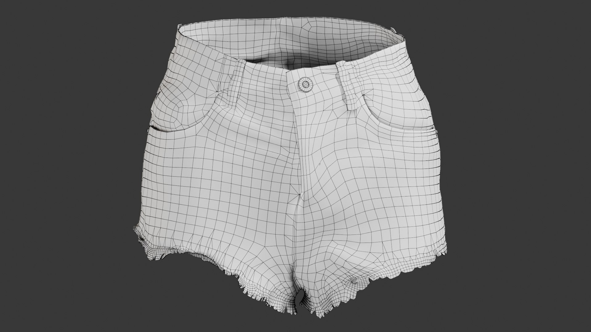 3D mesh women s jean model - TurboSquid 1660405