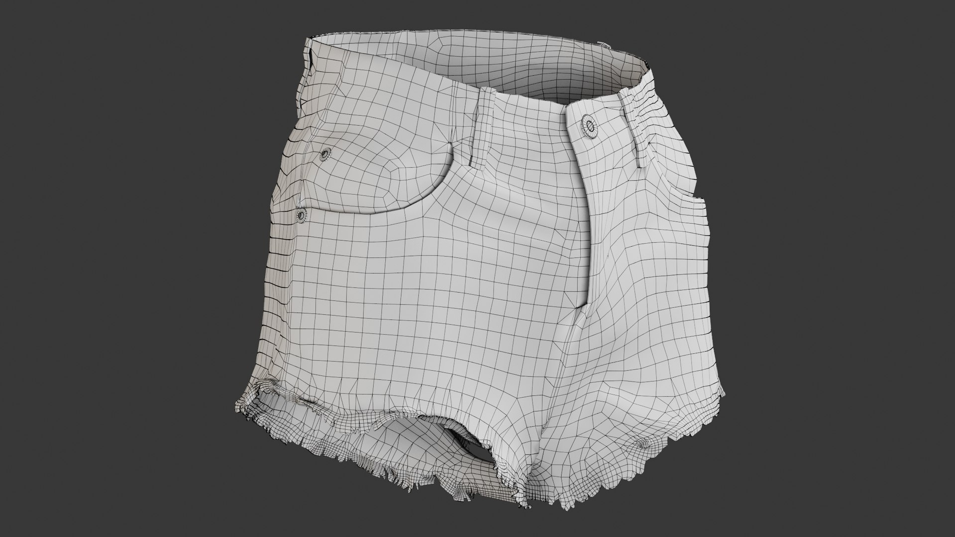 3D mesh women s jean model - TurboSquid 1660405