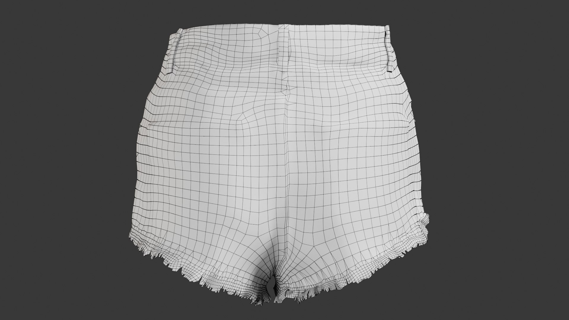 3D mesh women s jean model - TurboSquid 1660405