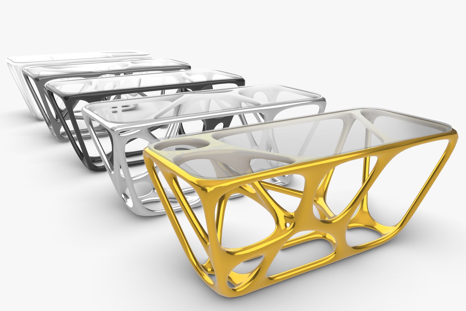 3D Skeleton Steel Tables - TurboSquid 1963166