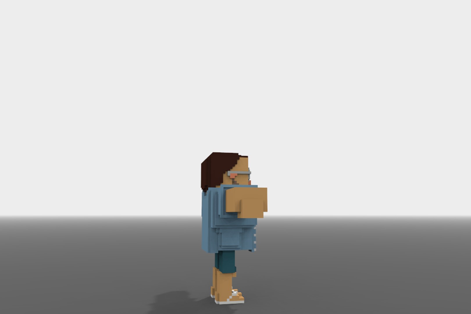 Voxel Man 3D Model - TurboSquid 1309053