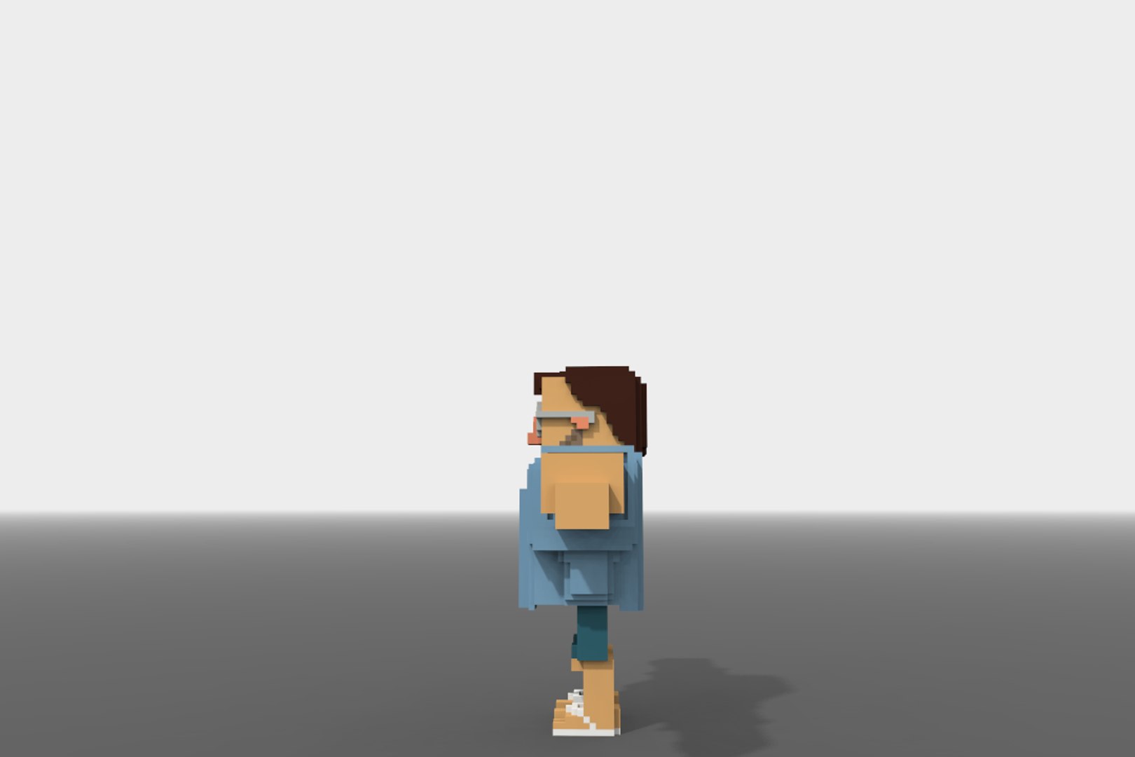 Voxel Man 3D Model - TurboSquid 1309053