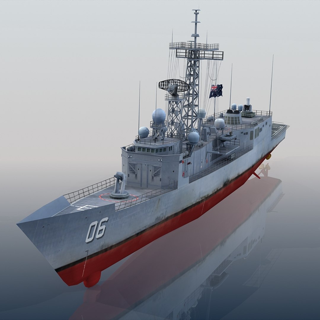 Hmas Newcastle Ffg 06 3d 3ds