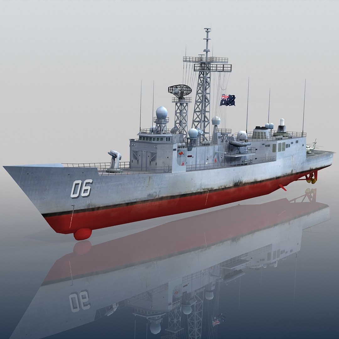 Hmas Newcastle Ffg 06 3d 3ds