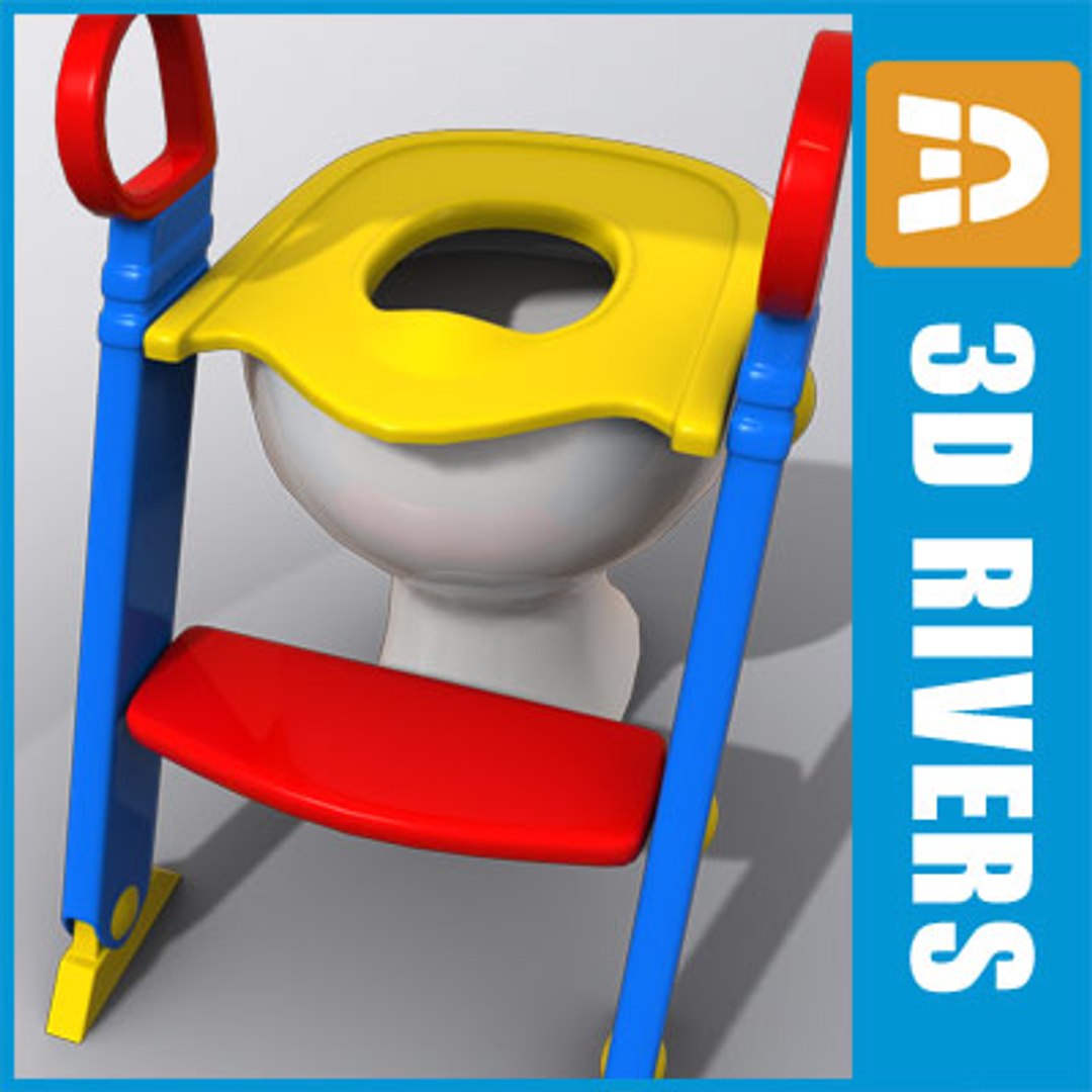 baby potty 3d max