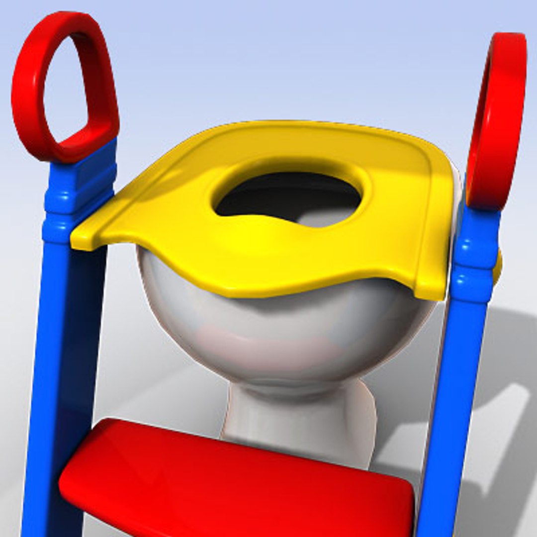 baby potty 3d max