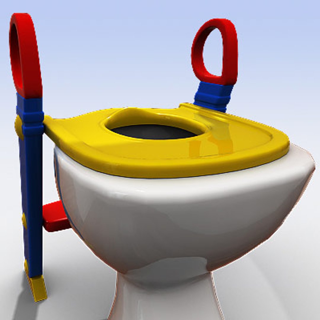 baby potty 3d max