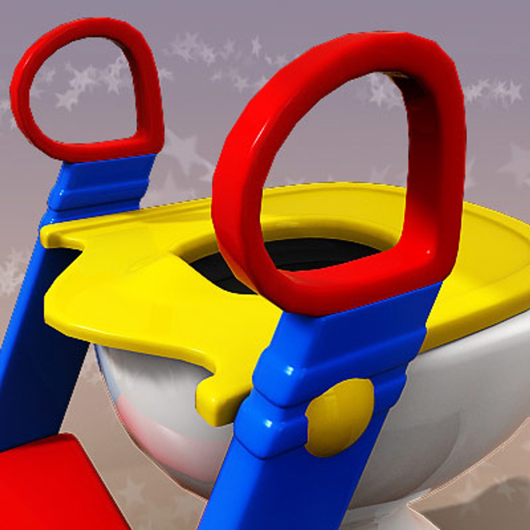 baby potty 3d max