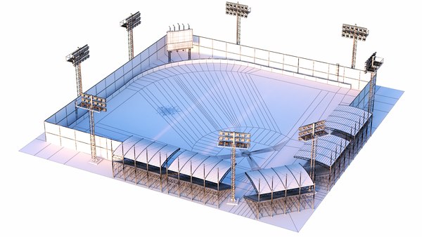 3D real baseball stadium model - TurboSquid 1454049