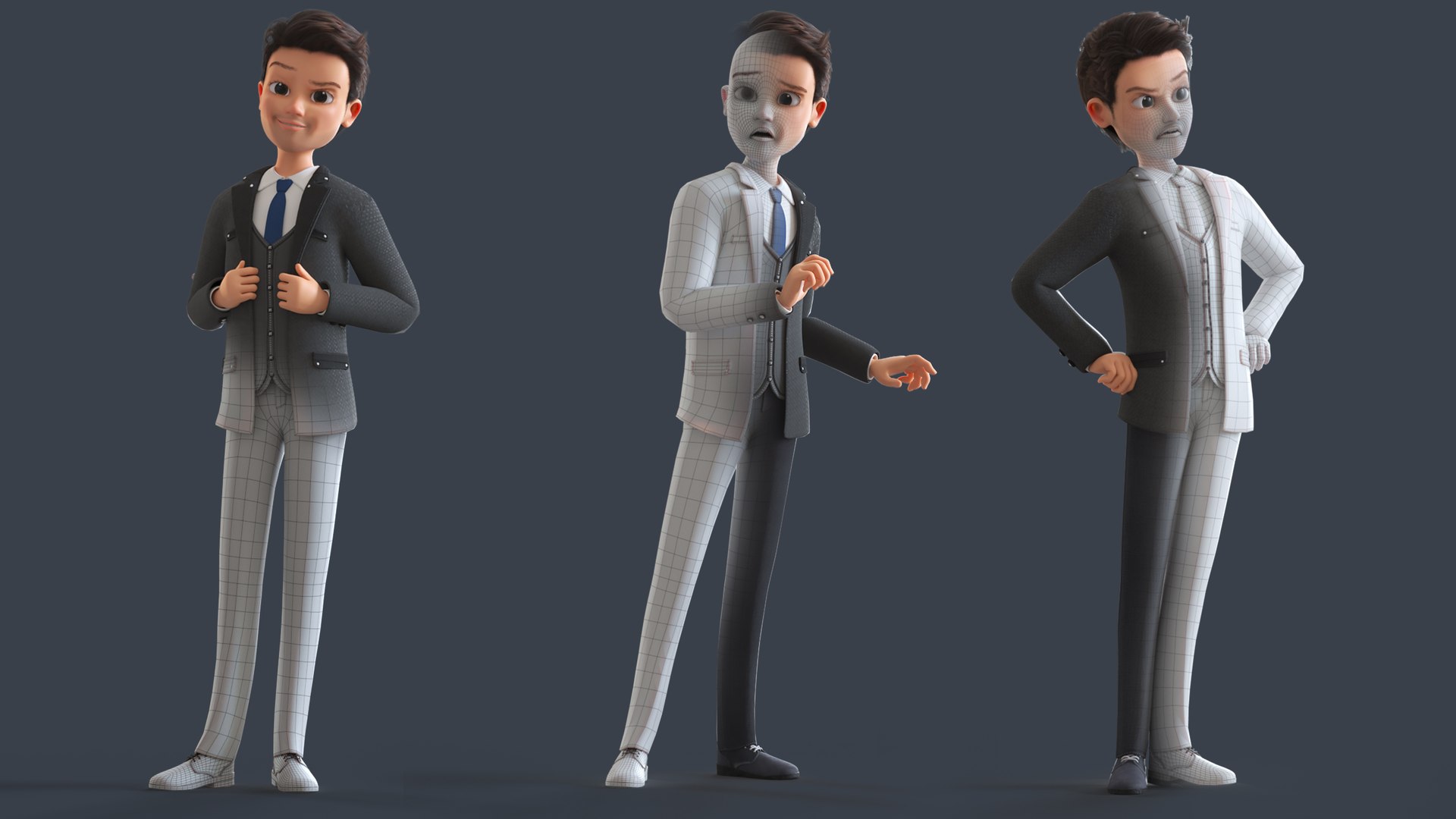 CARTOON FATHER 3 - RIGGED MAN 3D 3D Model - TurboSquid 1997227
