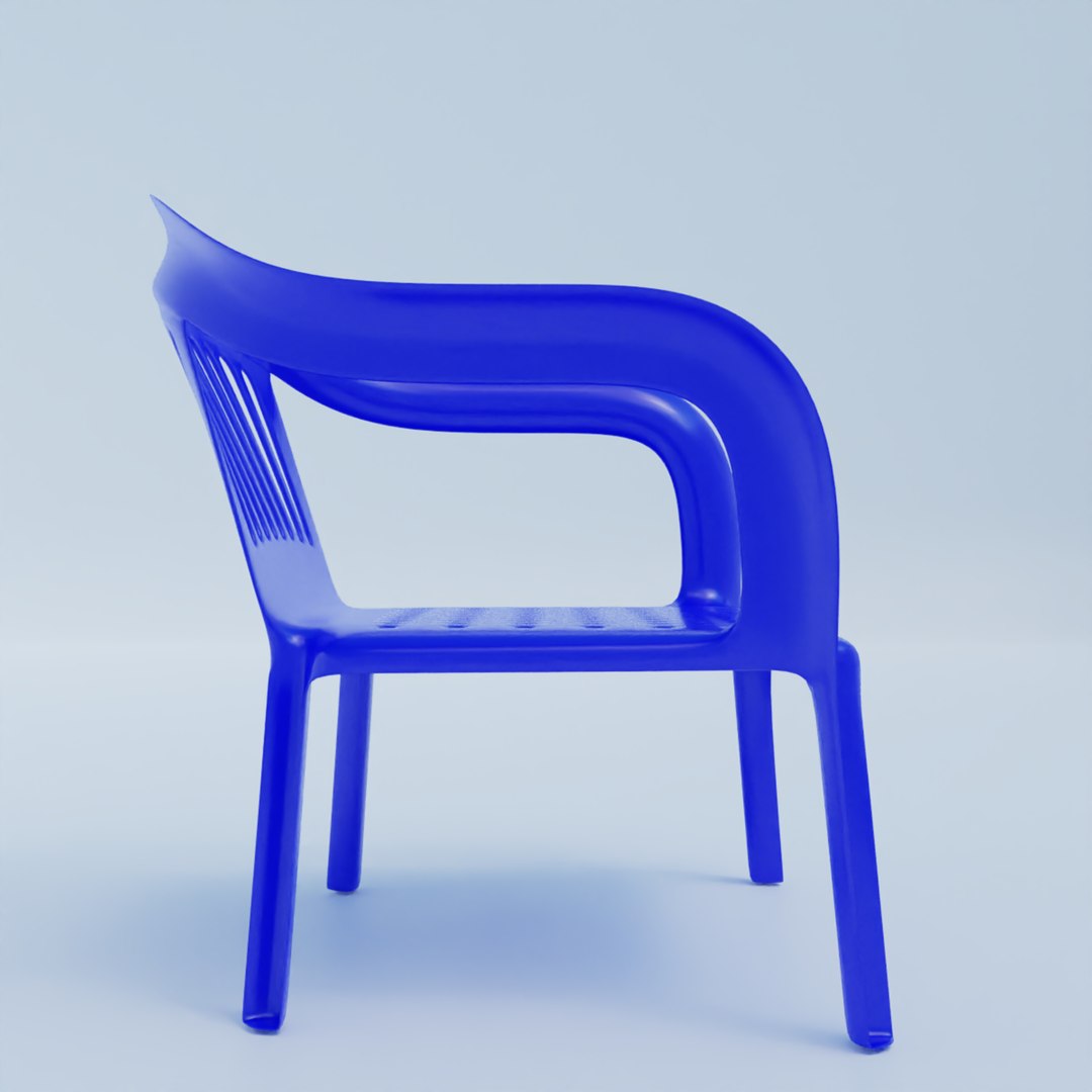 Plastic Chair 3D - TurboSquid 2002383