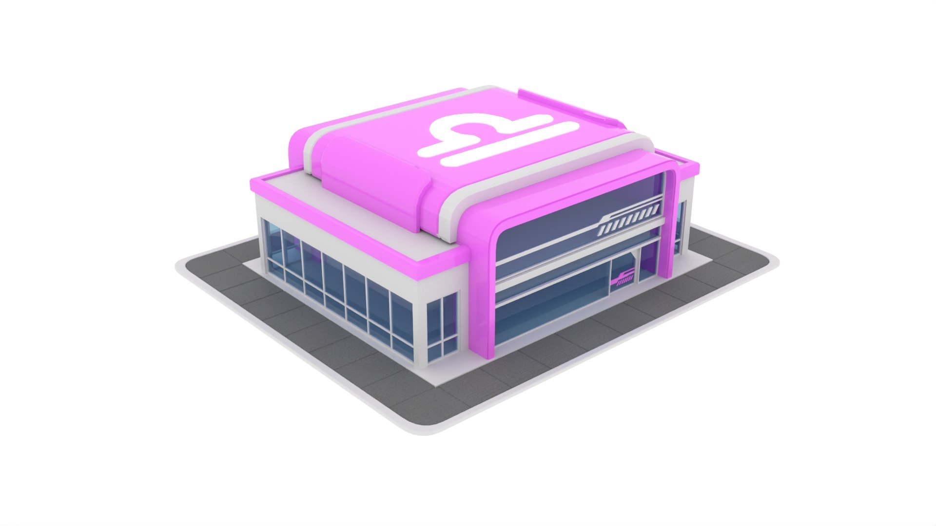 3D Sci-Fi Horoscope Building Libra Model - TurboSquid 2358811