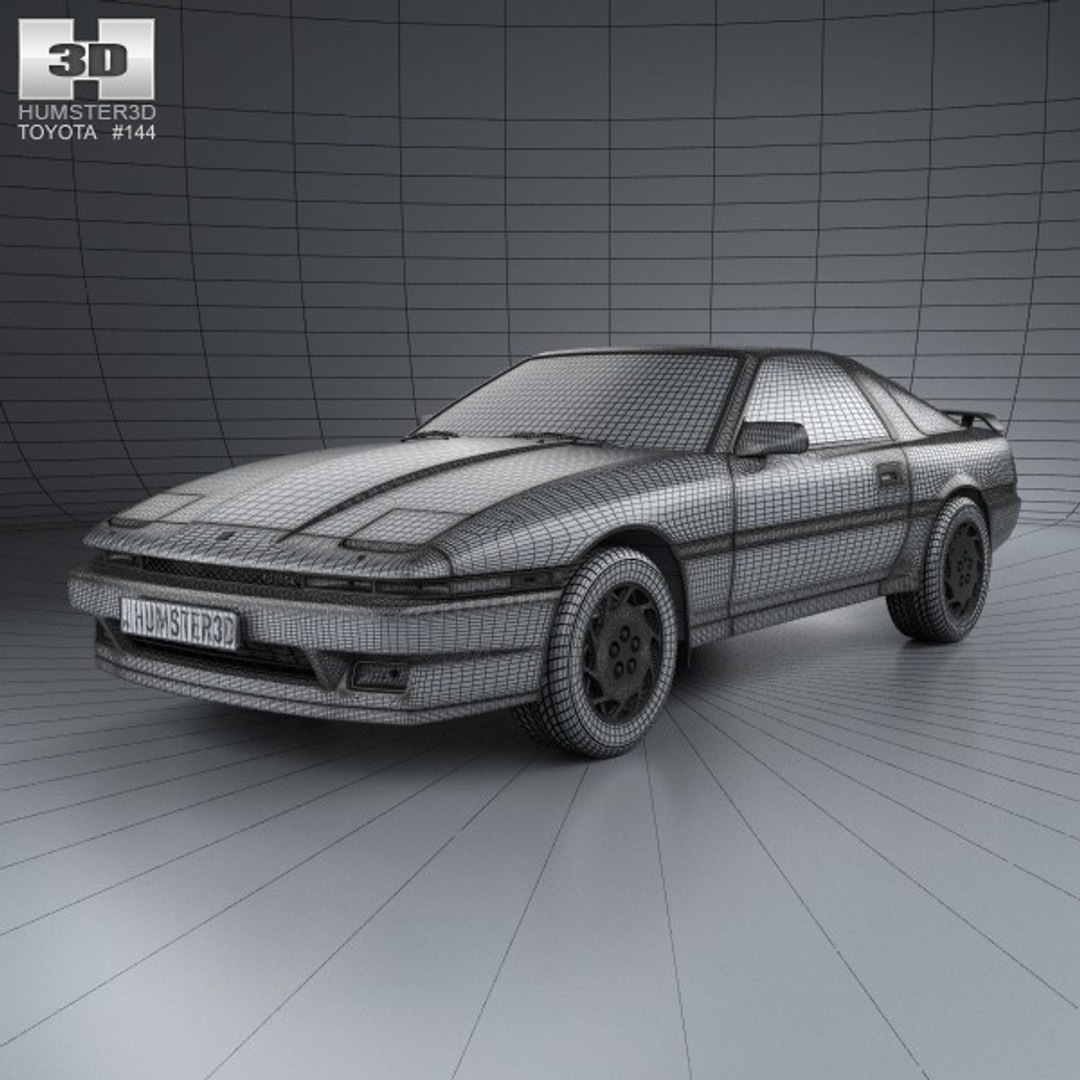 3d Toyota Supra 1986 Model