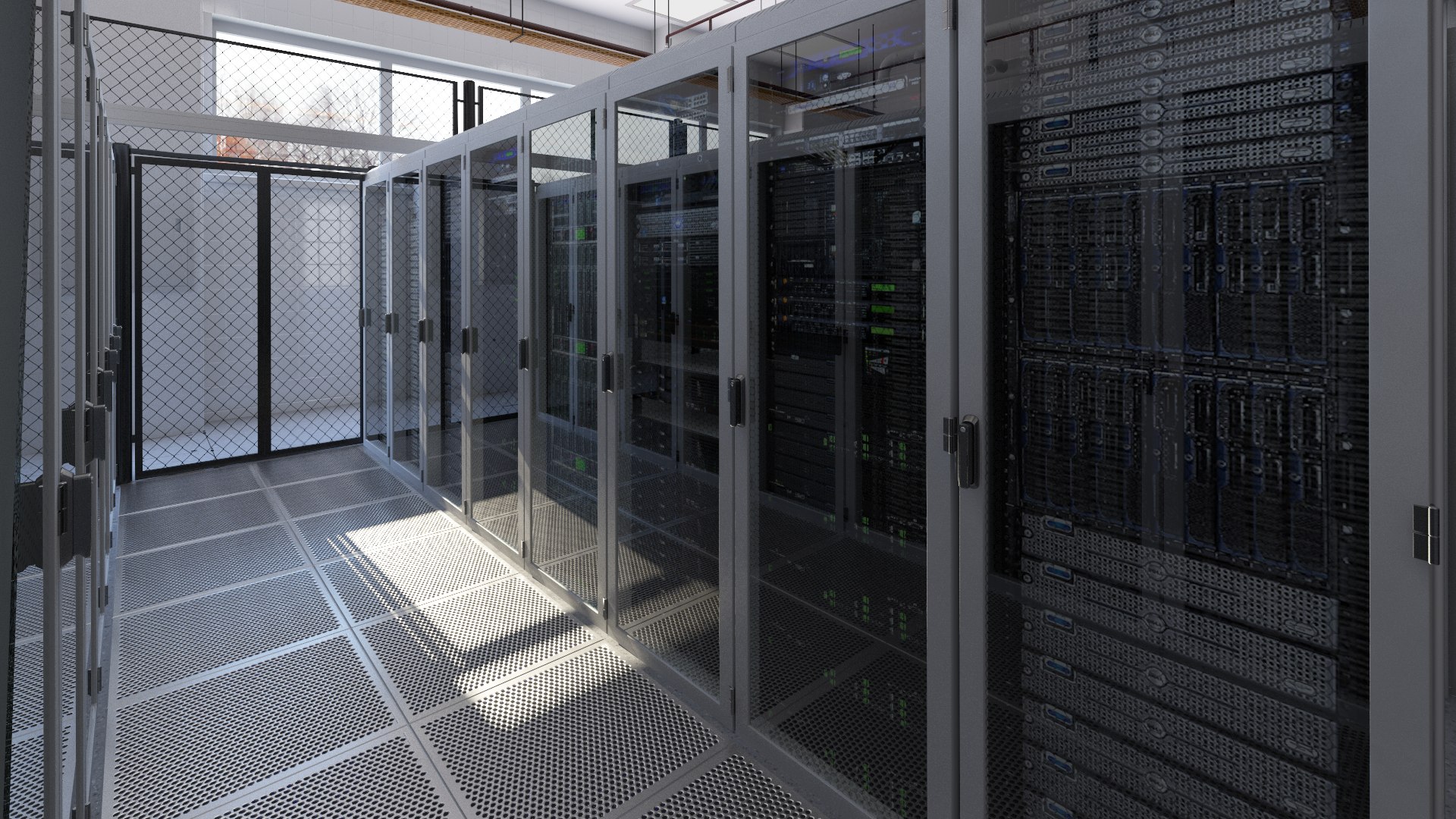 Data Center 2 3D model - TurboSquid 2015551
