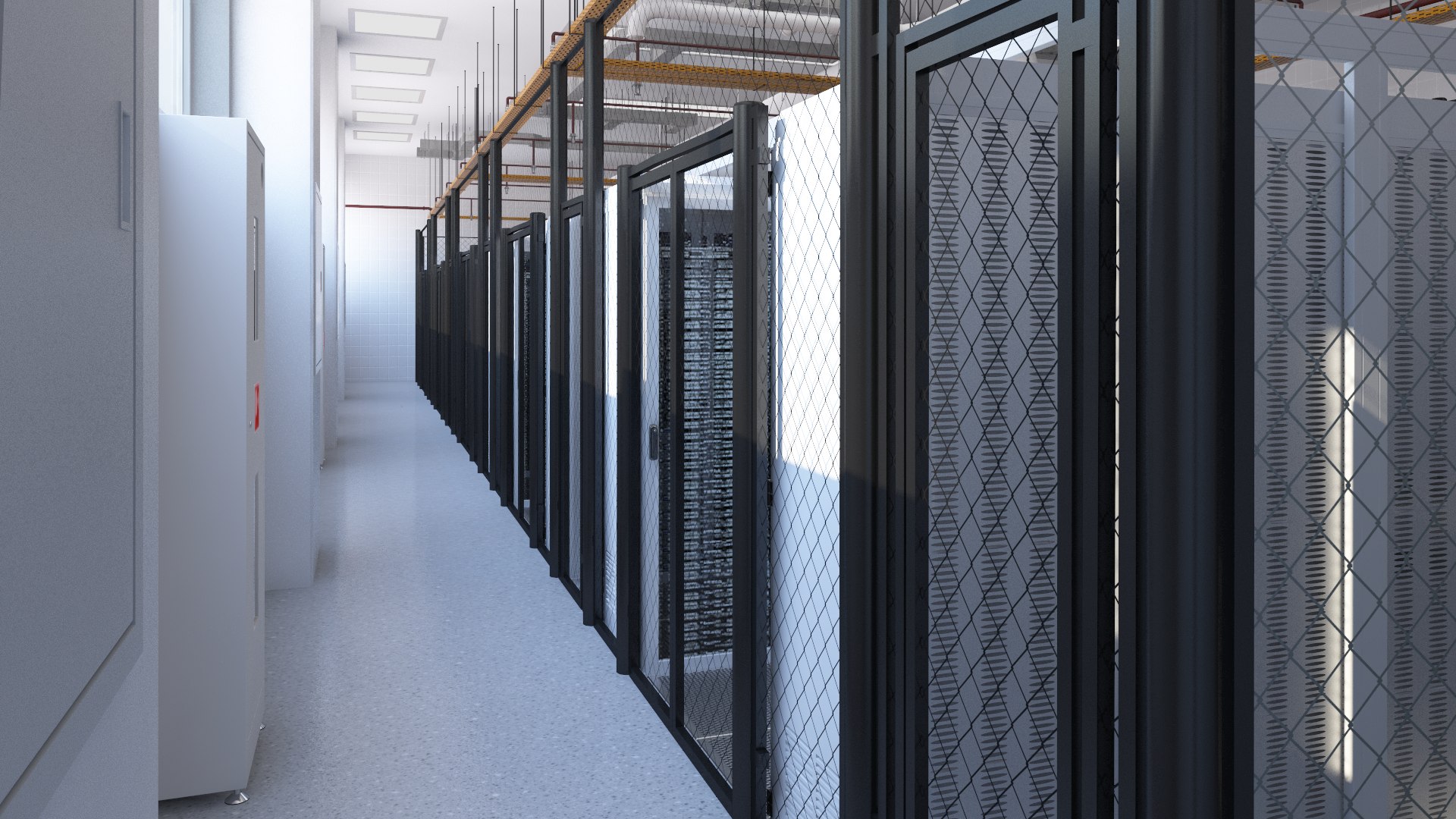 Data Center 2 3D model - TurboSquid 2015551
