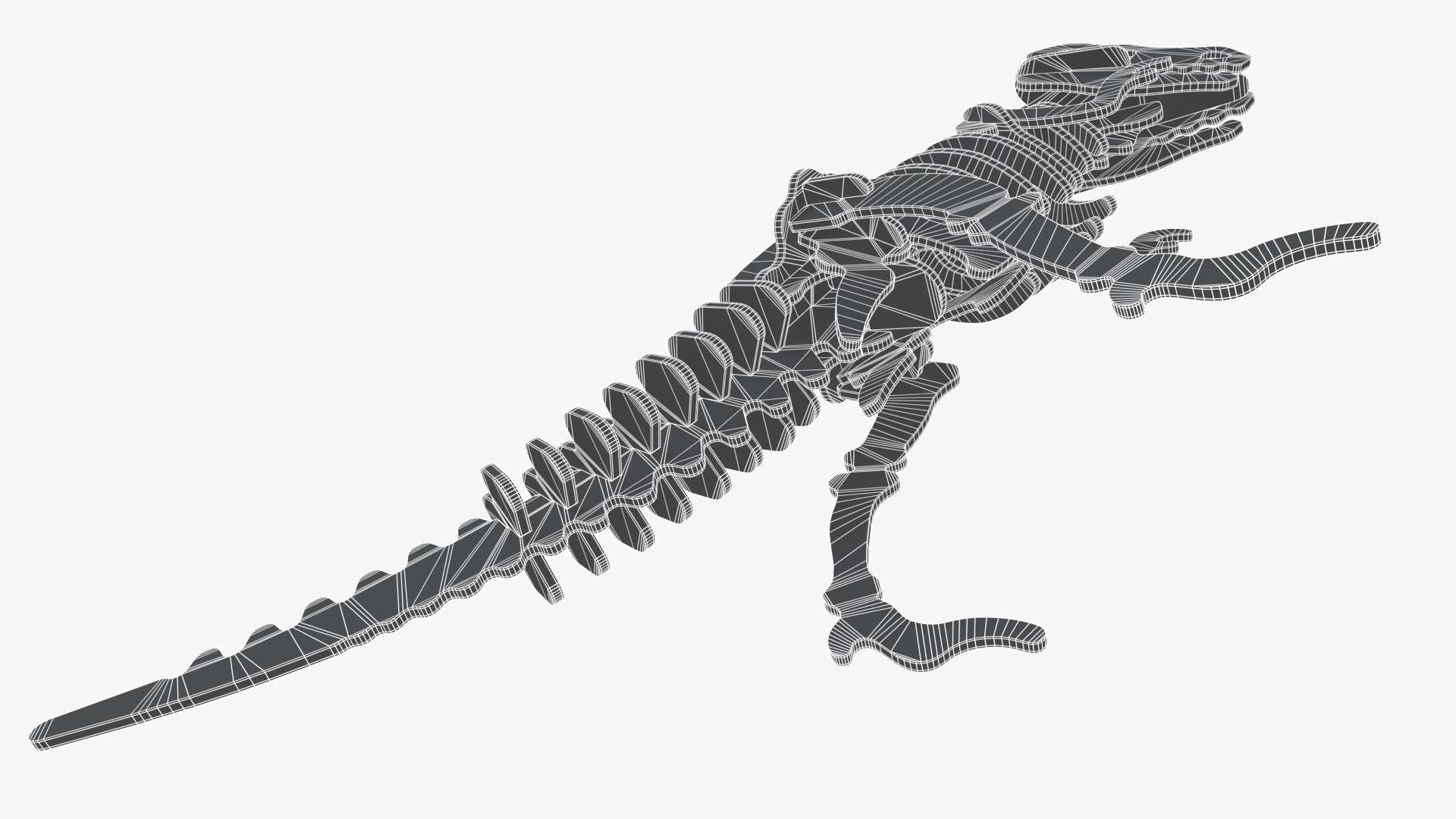 3D t-rex rex laser model - TurboSquid 1666620
