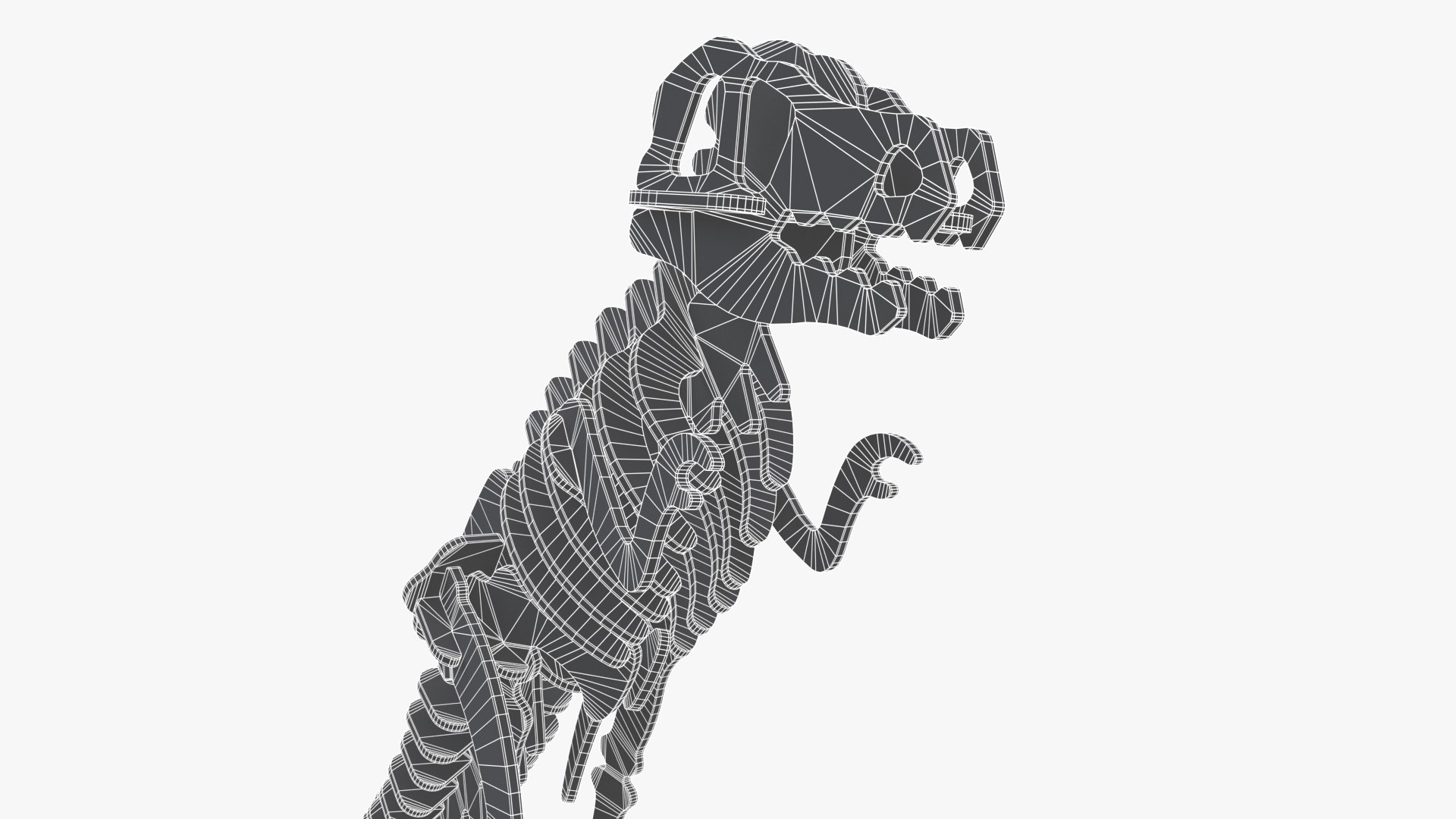 3D t-rex rex laser model - TurboSquid 1666620