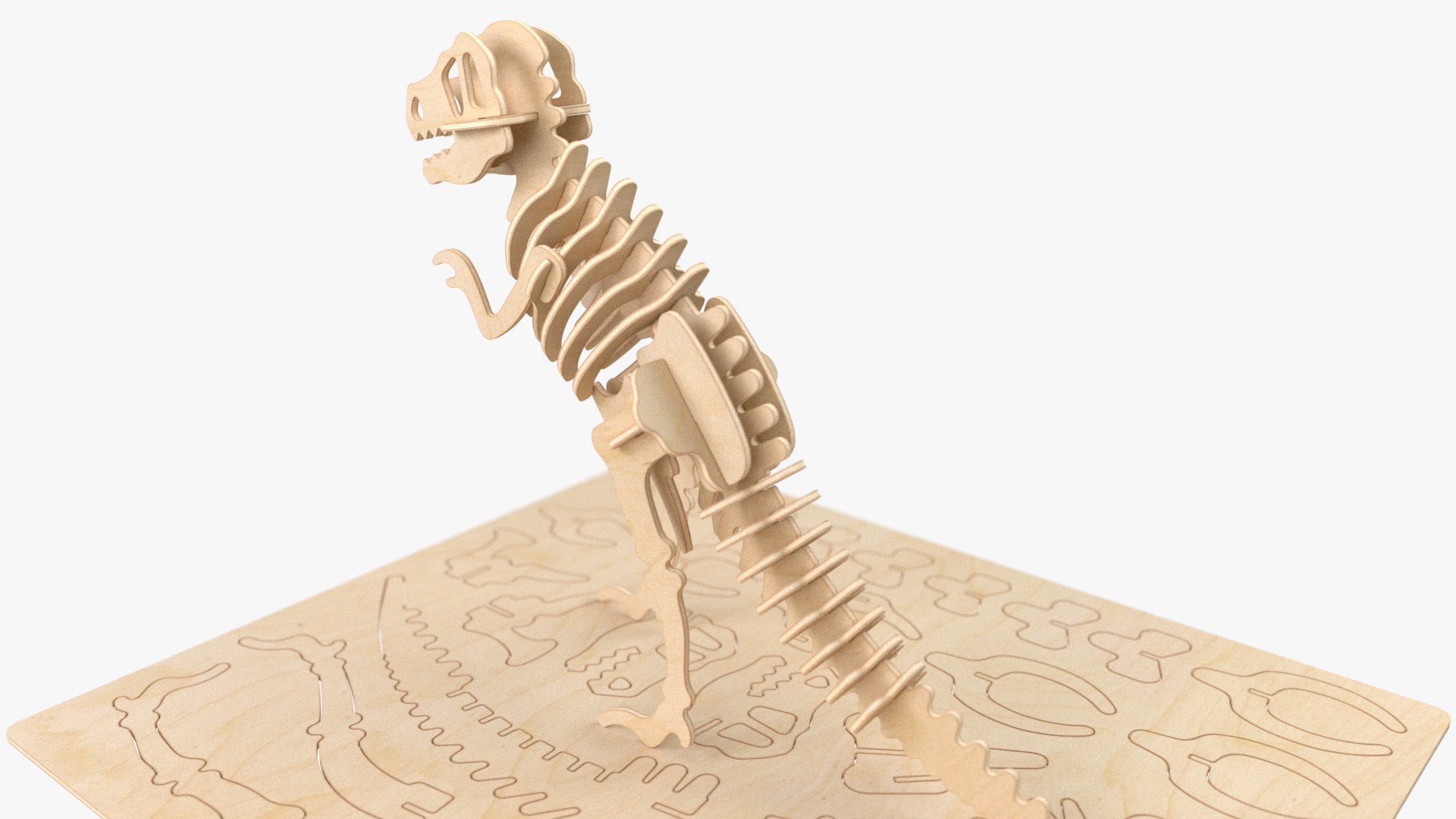 3D T-rex Rex Laser Model - TurboSquid 1666620
