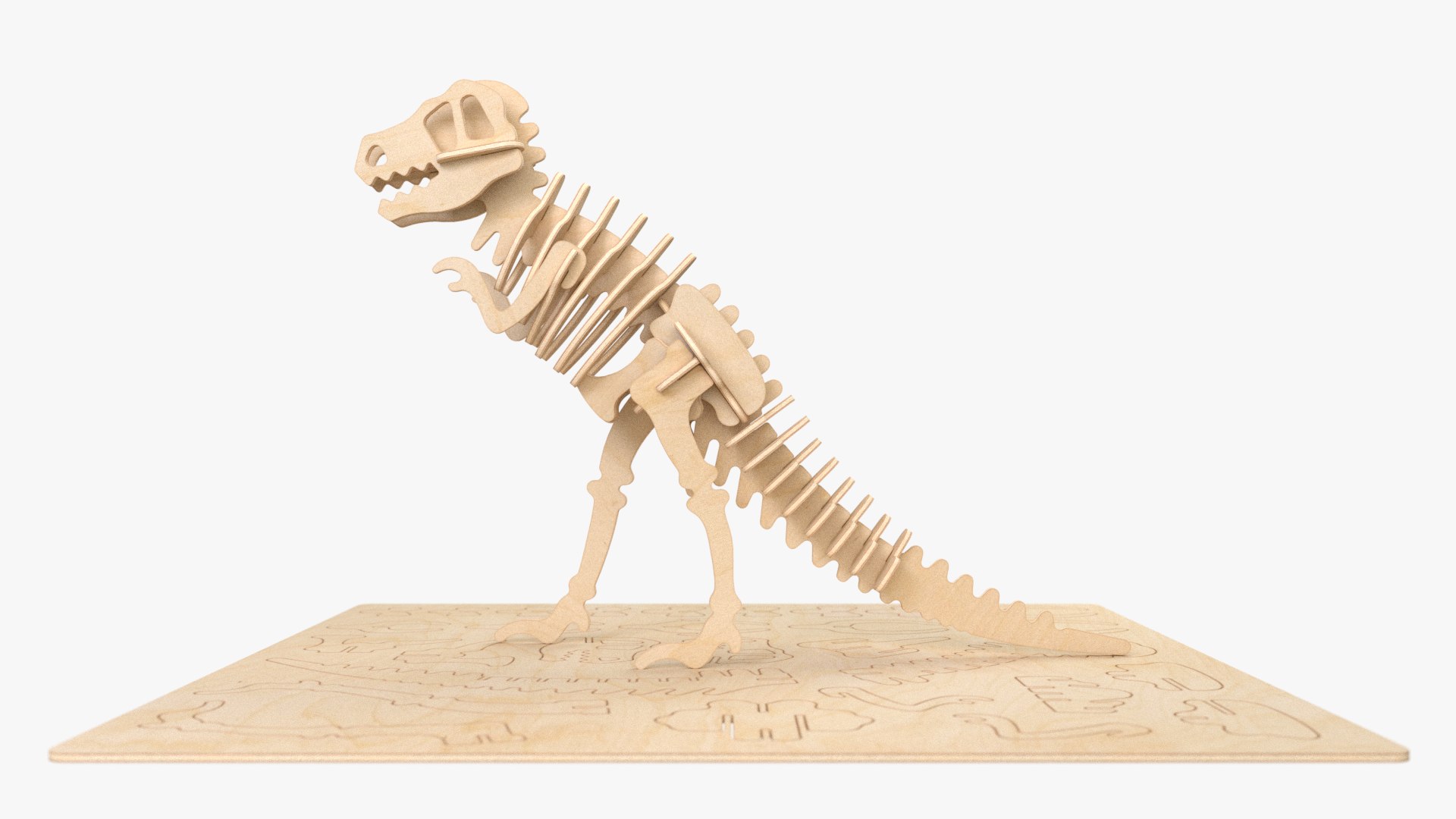 3D T-rex Rex Laser Model - TurboSquid 1666620